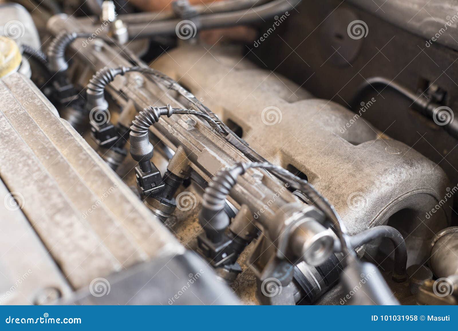 Fuel Injector Engine stock photo. Image of pump, engine - 101031958