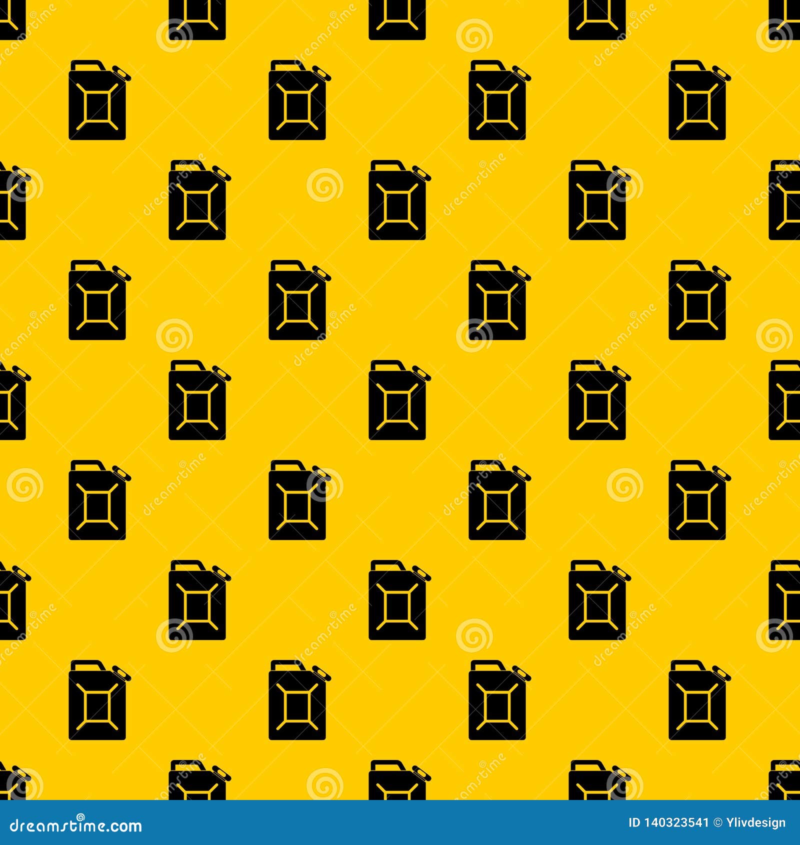 Fuel Jerrycan Pattern Vector Stock Vector - Illustration of full ...