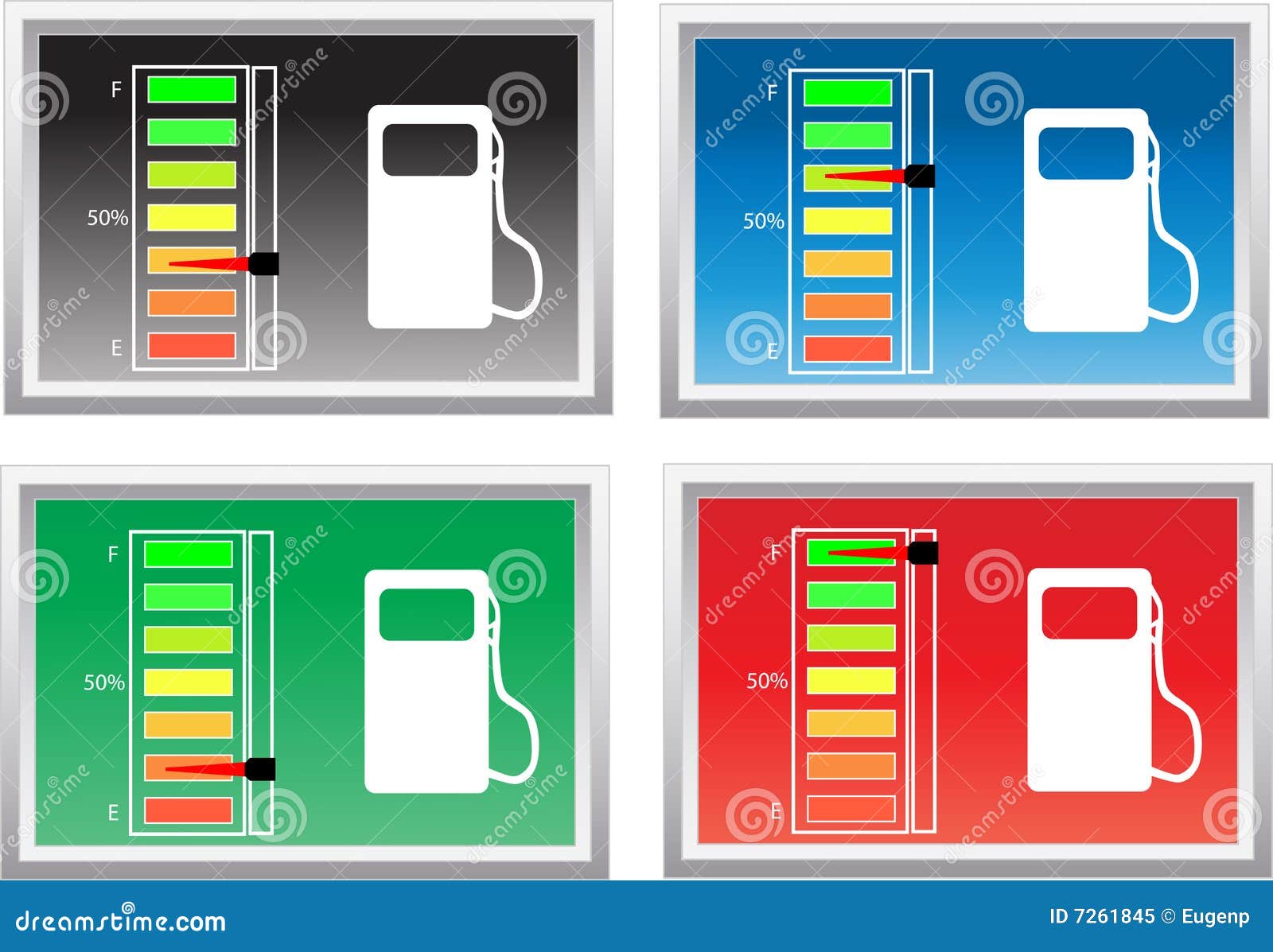 Fuel level stock vector. Illustration of drive, energy - 7261845