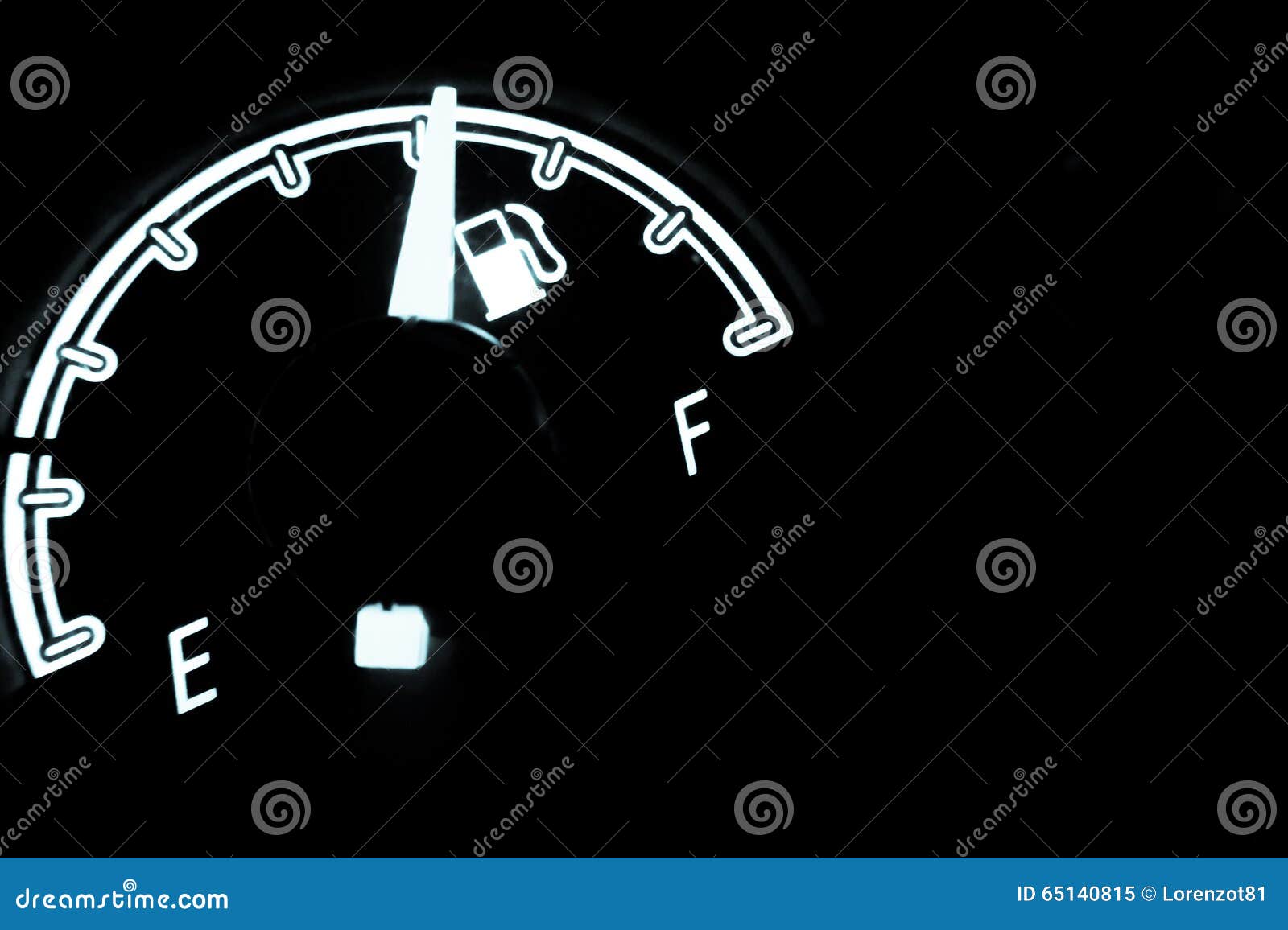 Fuel Level Check Inside a Car Stock Image - Image of town, black: 65140815