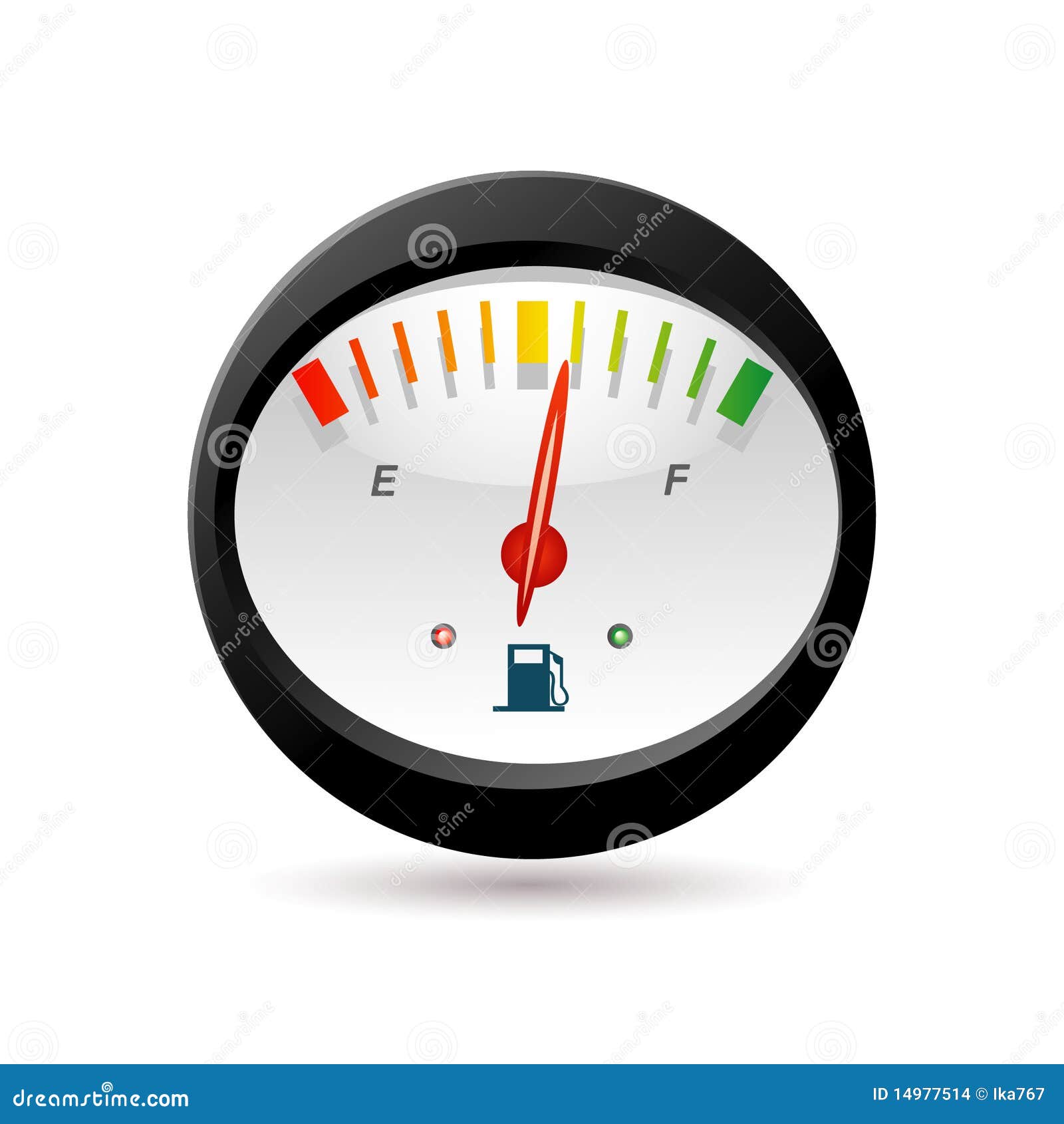 Fuel level icon stock vector. Illustration of panel, environment - 14977514
