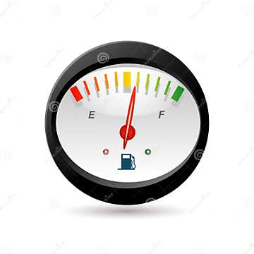 Fuel level icon stock vector. Illustration of panel, environment - 14977514