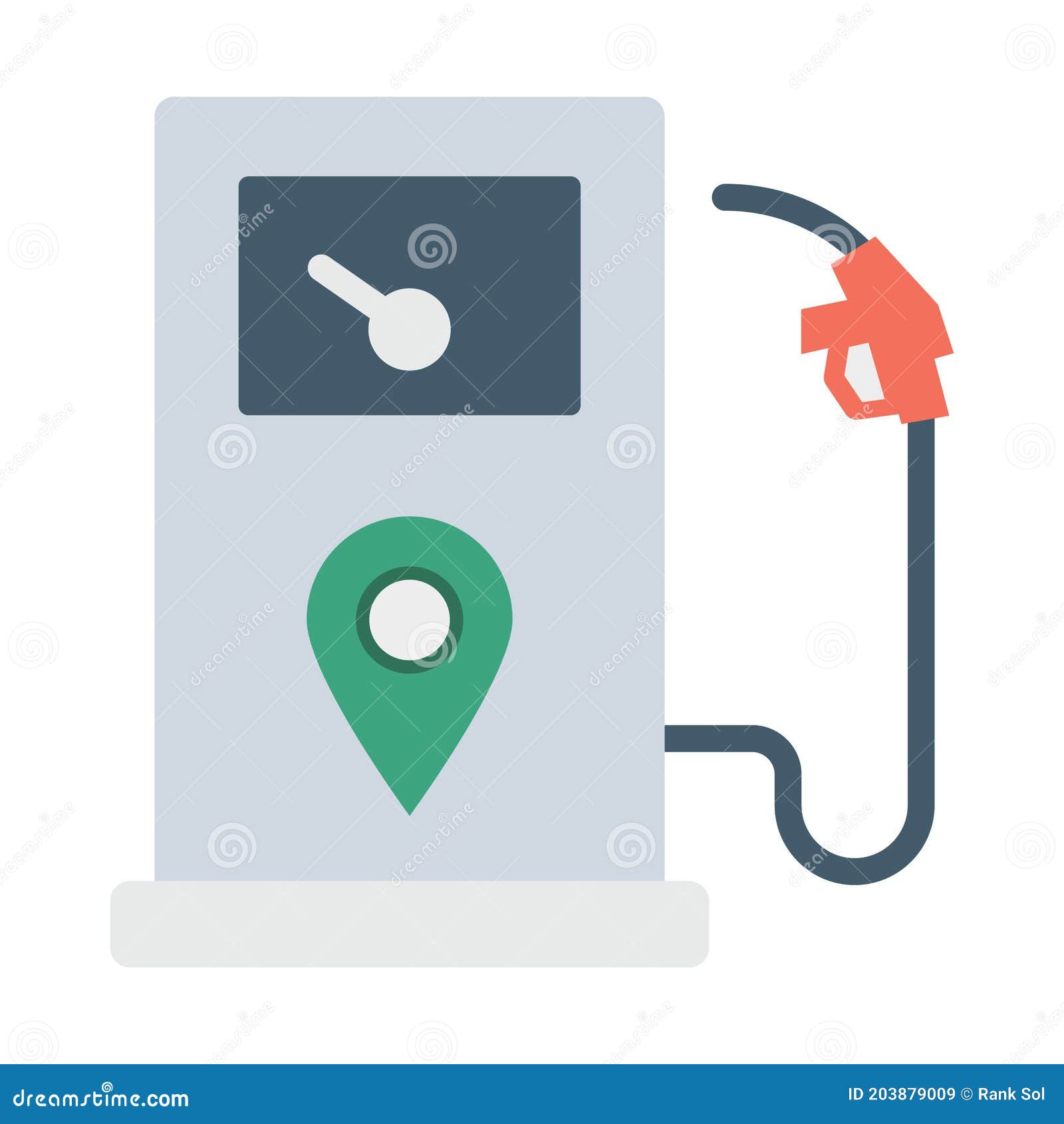 Fuel Location, Map, Pump, Station Fully Editable Vector Icon Stock ...