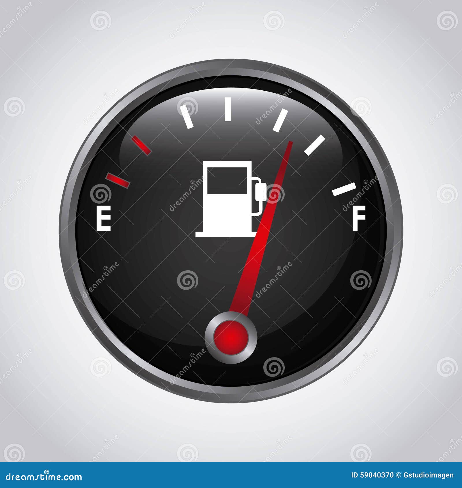 Fuel meter stock vector. Illustration of object, diesel - 59040370