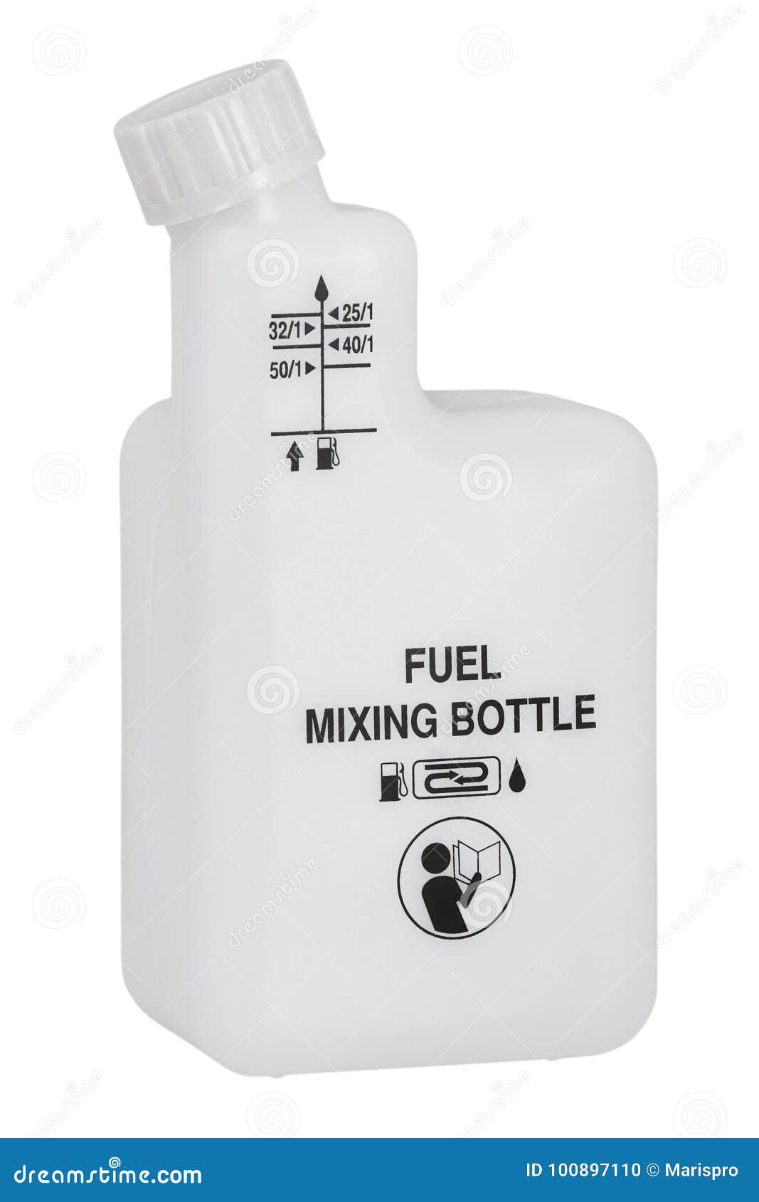 Fuel Mixing Bottle Can stock photo. Image of garden - 100897110
