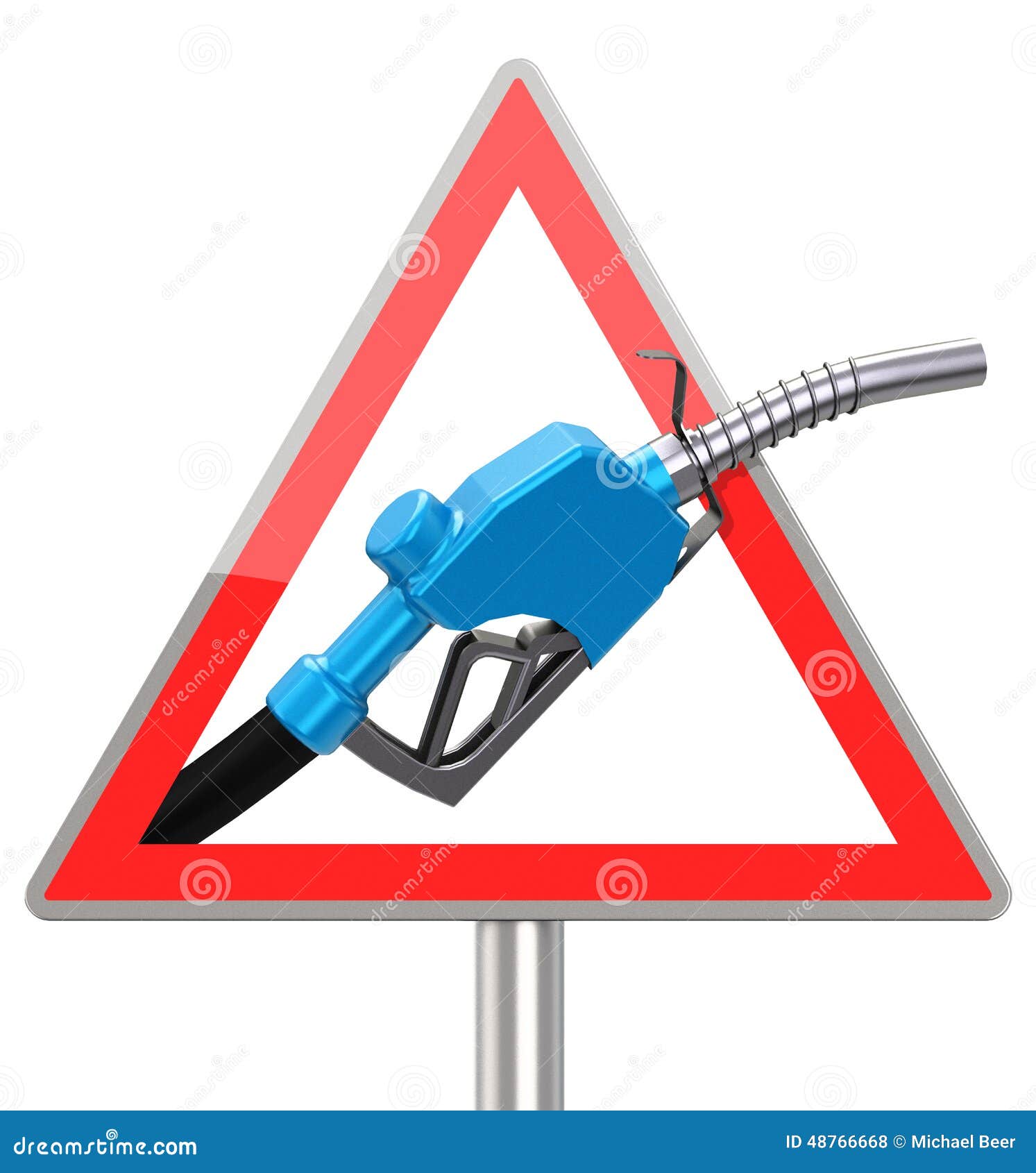 The fuel nozzle stock illustration. Illustration of pump - 48766668