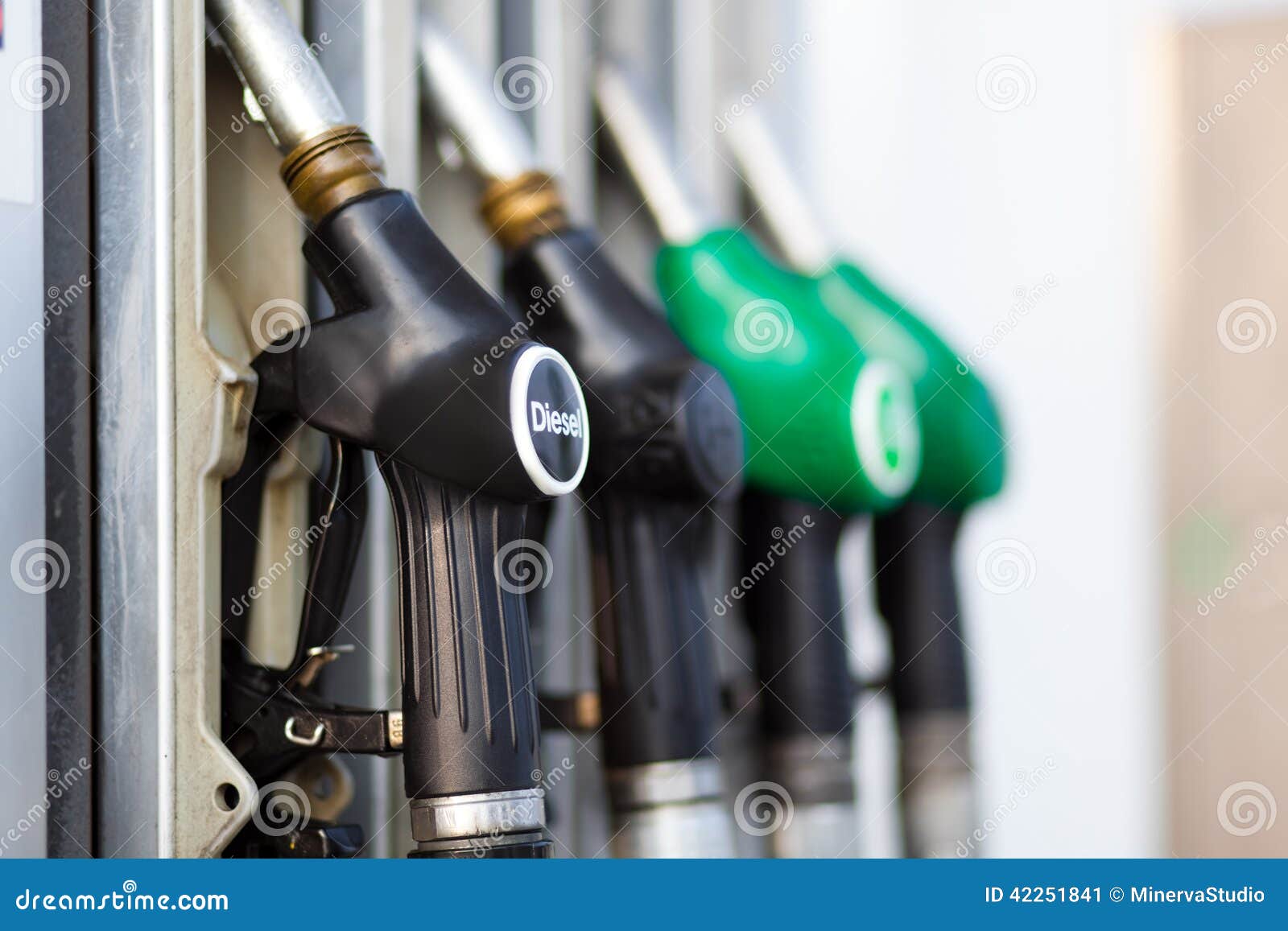 Fuel Nozzle at the Gas Station Stock Image - Image of power, industry ...