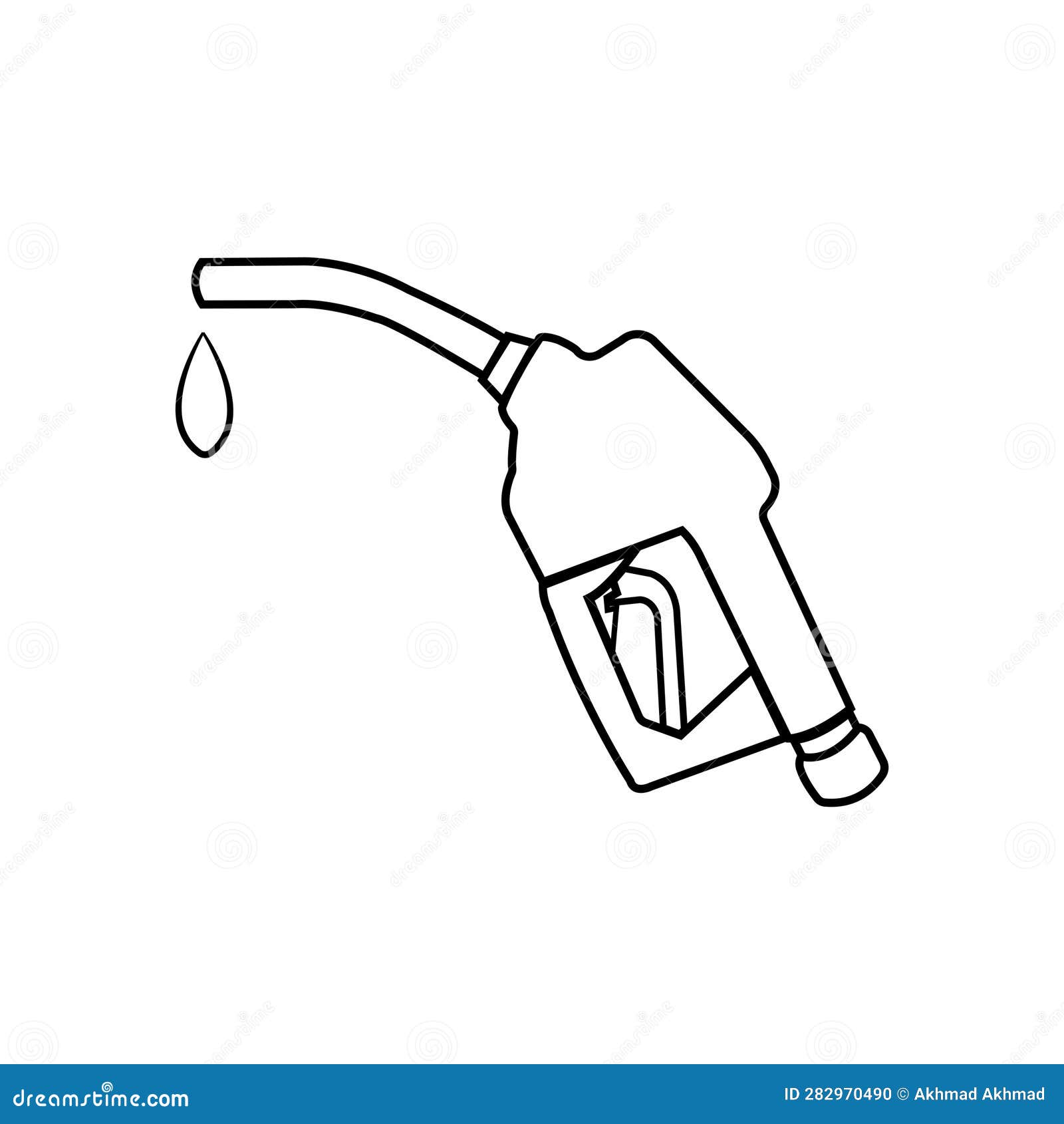 Fuel nozzle icon stock vector. Illustration of vehicle - 282970490