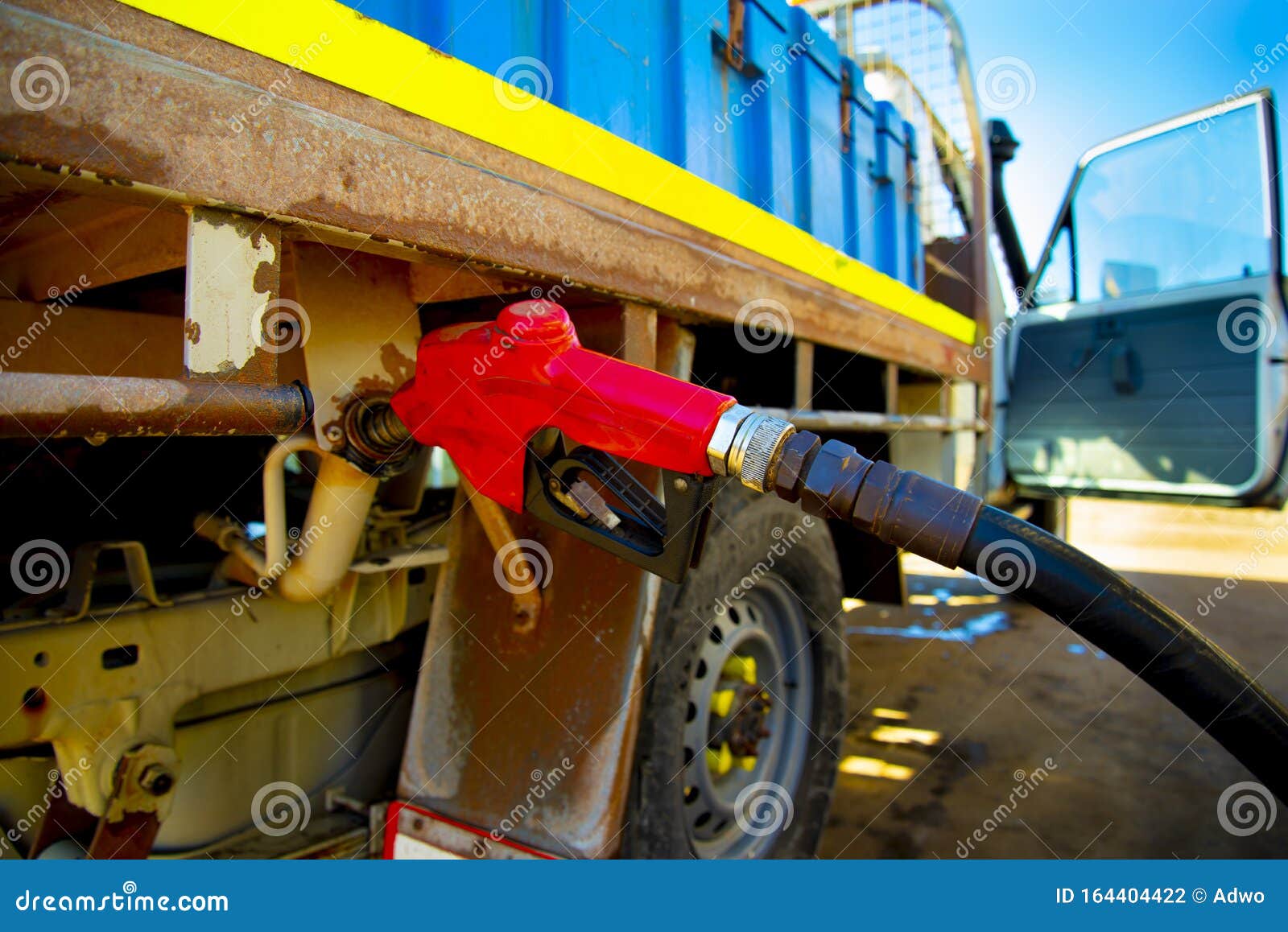 Fuel Nozzle stock photo. Image of tank, petrol, filling - 164404422