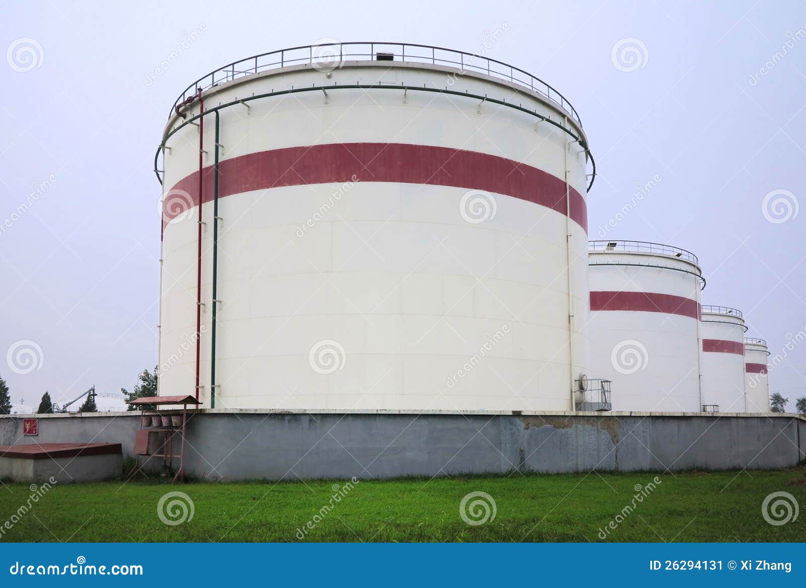 Fuel Oil Tanks stock image. Image of industries, beijing - 26294131