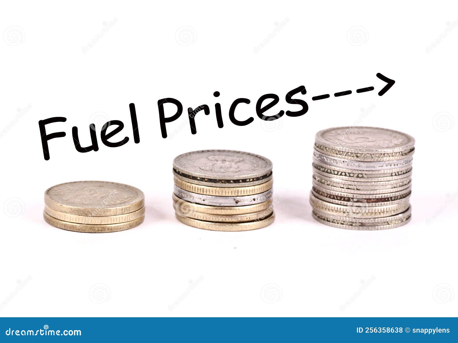 Fuel prices concept image stock illustration. Illustration of color ...