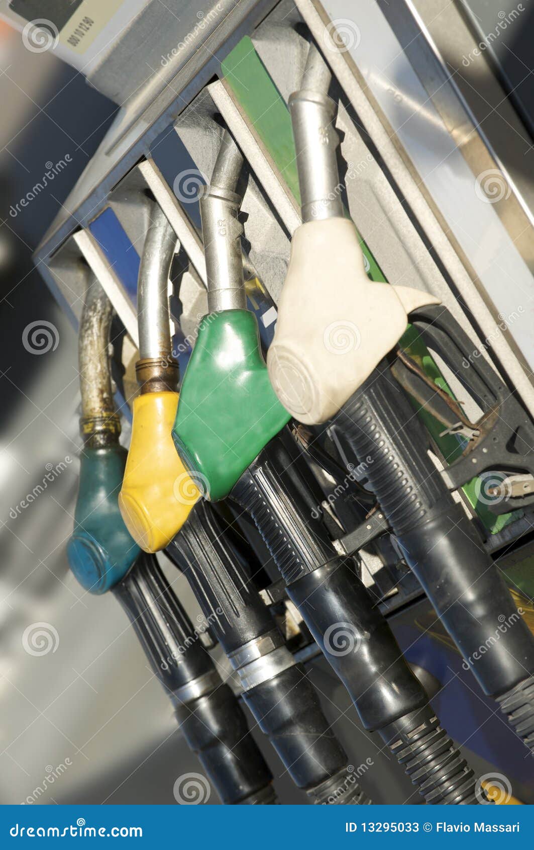 Fuel pump nozzles stock image. Image of station, gasoline - 13295033