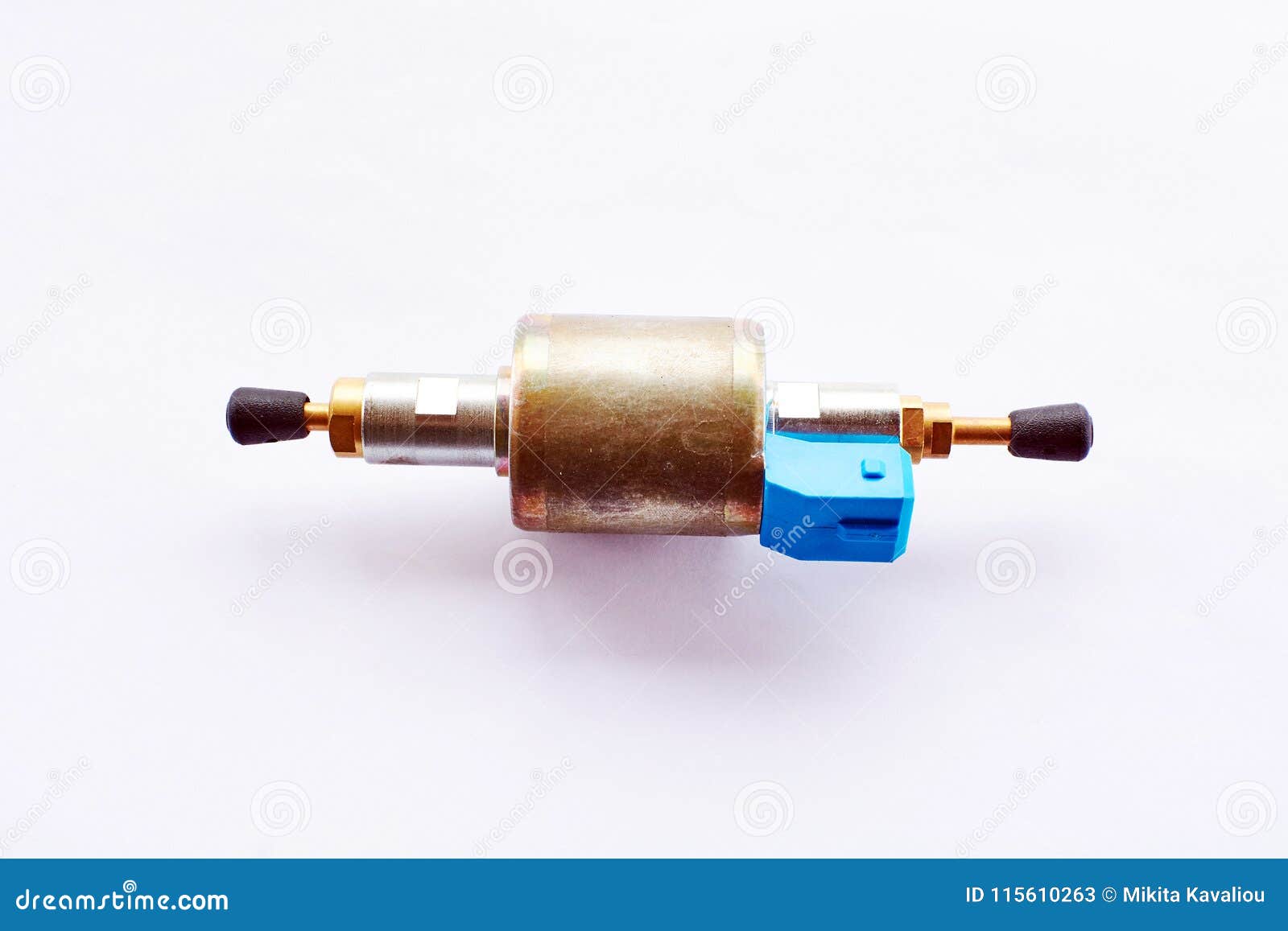 Fuel pump a plunger type stock image. Image of background - 115610263