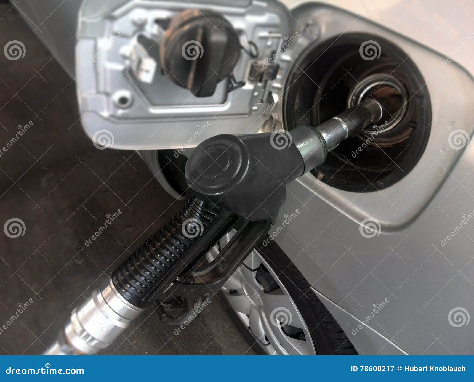 Fuel Pump Putting Fuel into Car Stock Image - Image of generation ...