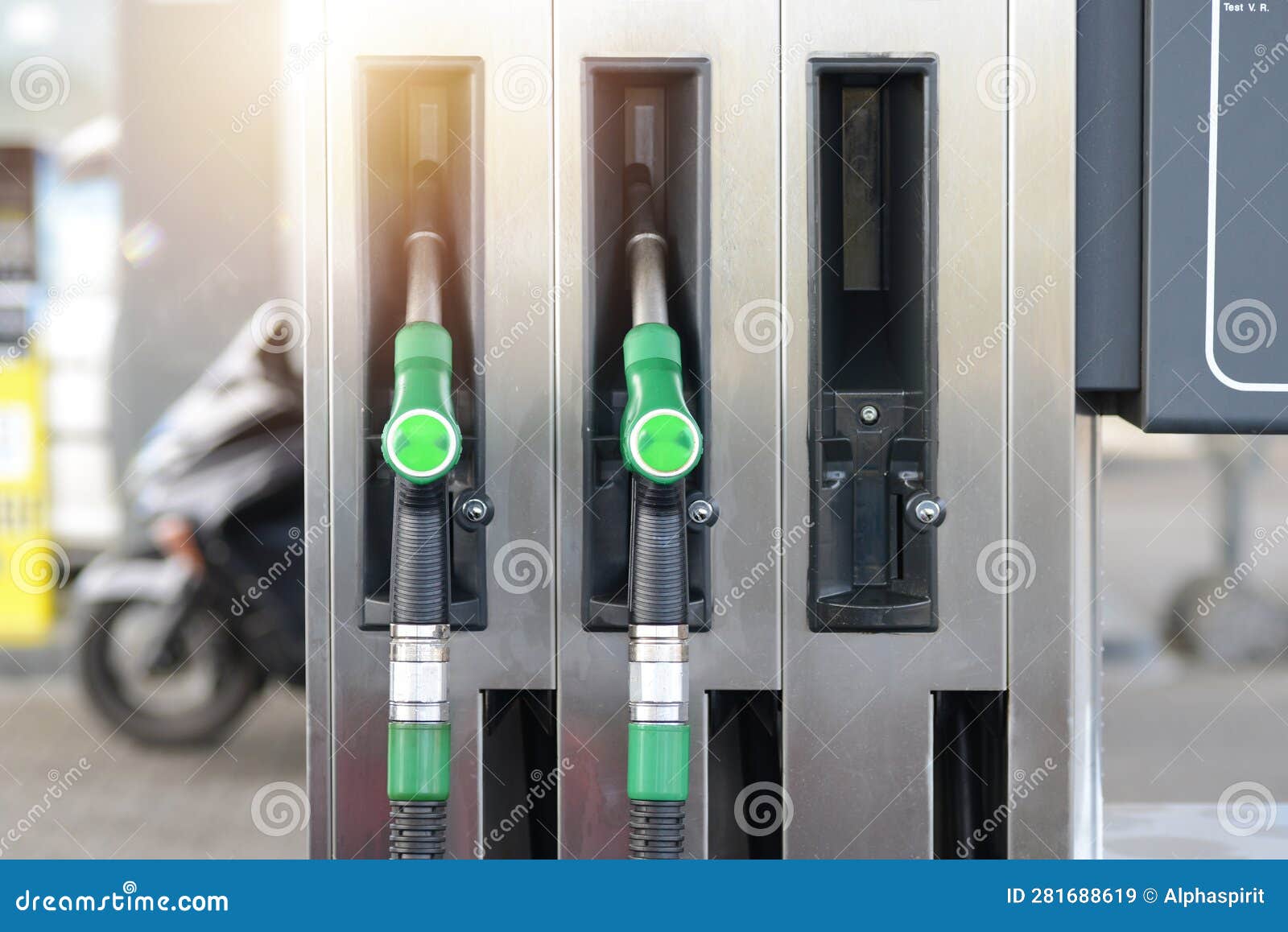 Fuel Pump Station Ready To a Refueling Stock Image - Image of energy ...