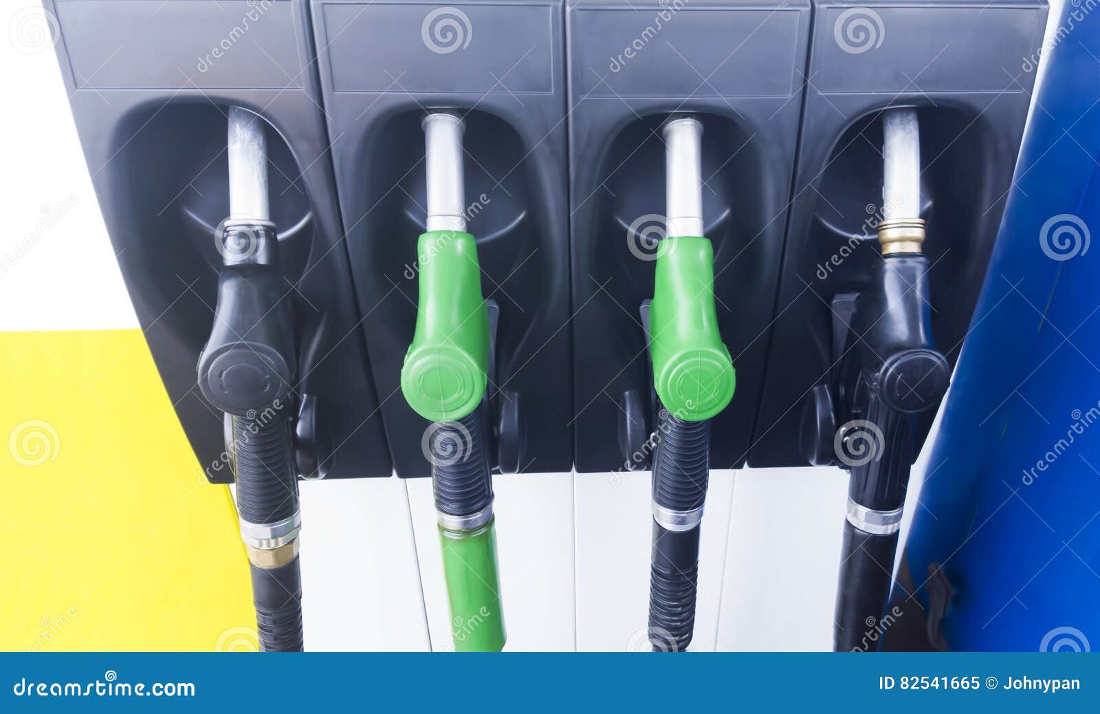Fuel pumps at gas station stock image. Image of object - 82541665