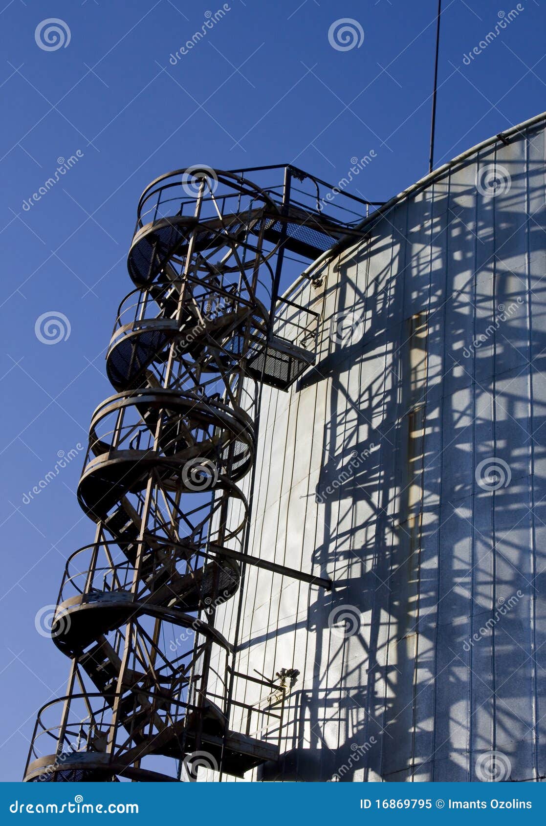 Fuel Silo stock image. Image of metal, architecture, pollution - 16869795
