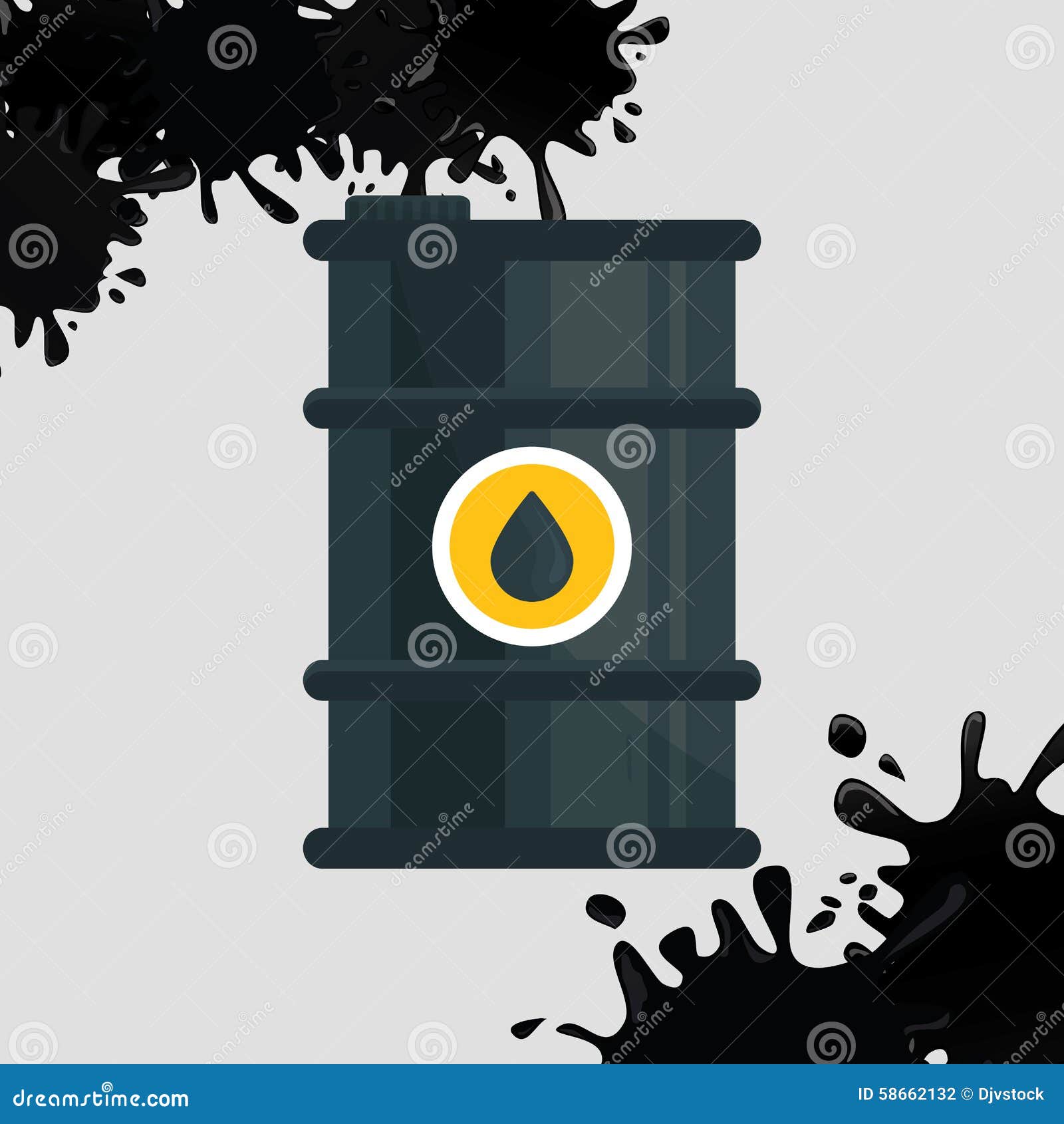 Fuel splash design stock vector. Illustration of barrel - 58662132