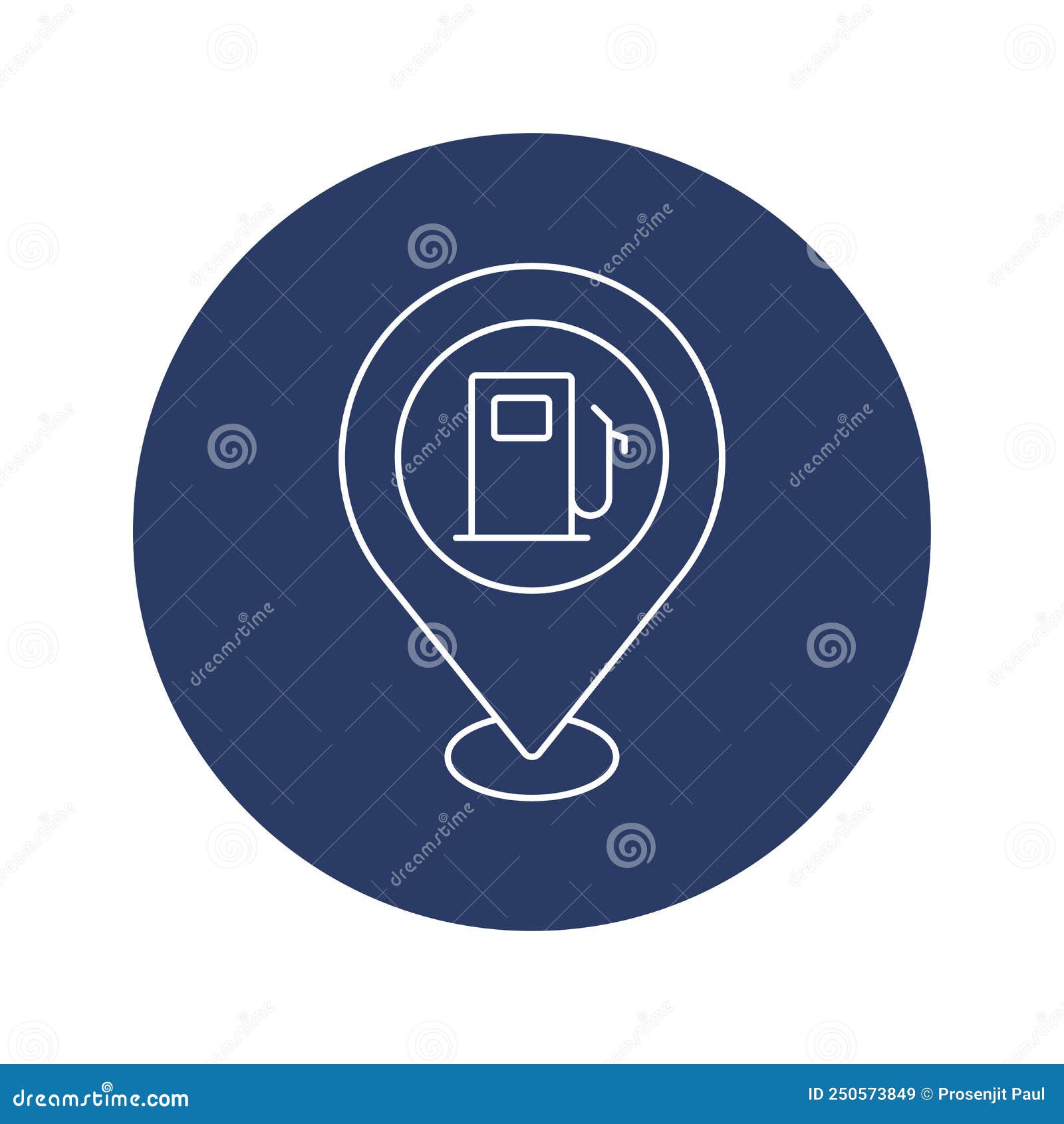 Fuel Station Location Pin Mark Icon Stock Vector - Illustration of sign ...