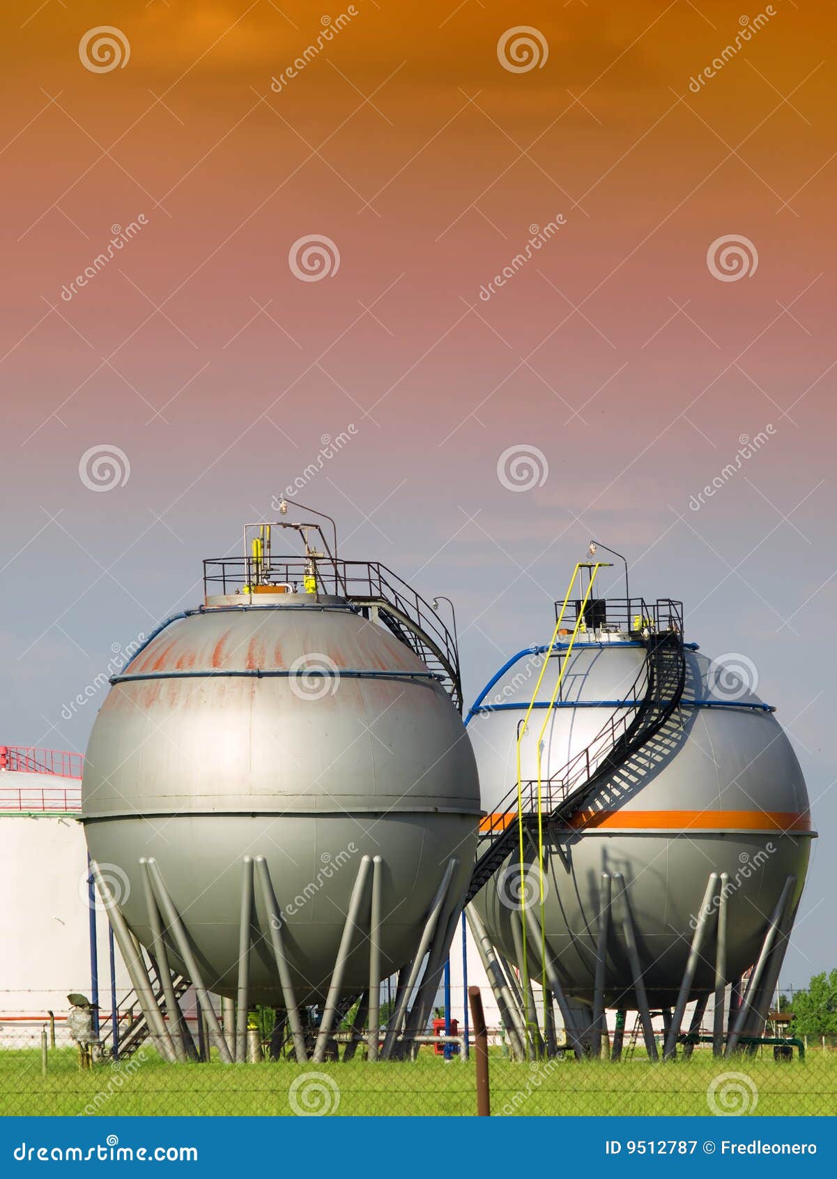 Fuel Storage Tanks. Stock Image | CartoonDealer.com #31596121