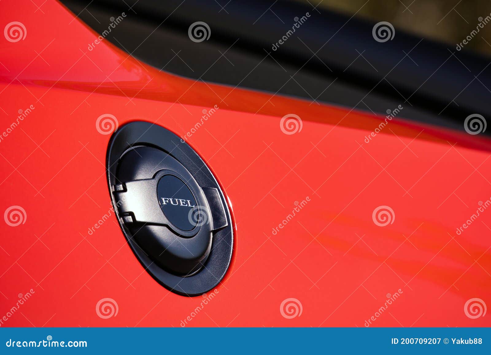 Fuel tank cap on a car stock image. Image of benzine - 200709207
