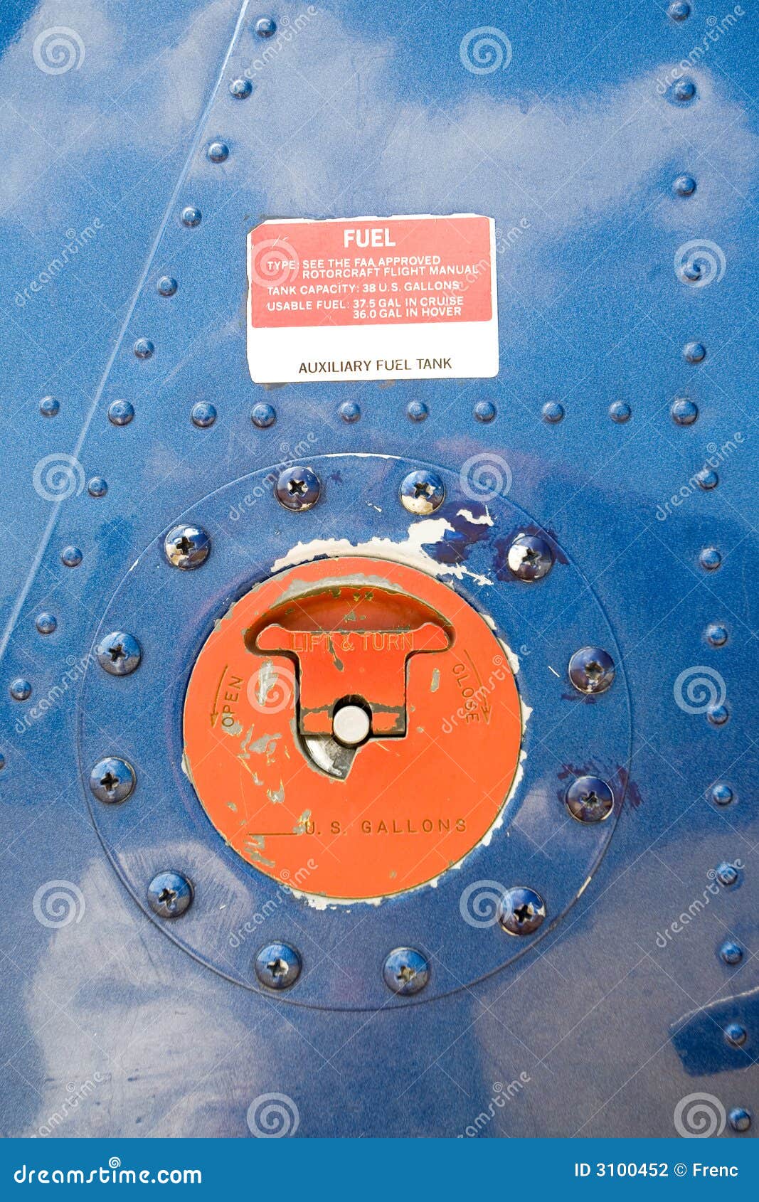 Fuel tank cover stock photo. Image of circle, tank, metal - 3100452