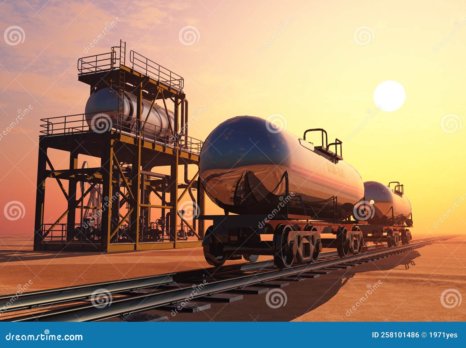 The fuel stock illustration. Illustration of machine - 258101486