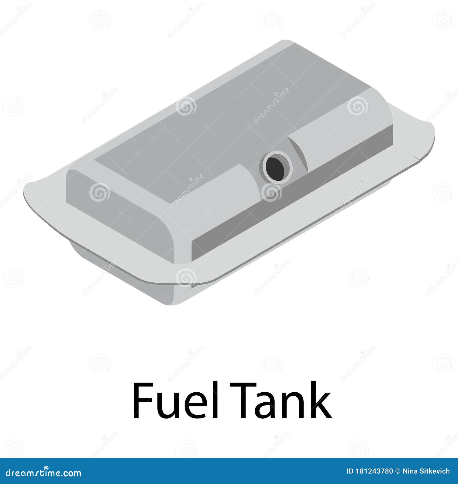 Fuel Tank Icon, Isometric Style Stock Vector - Illustration of assembly ...