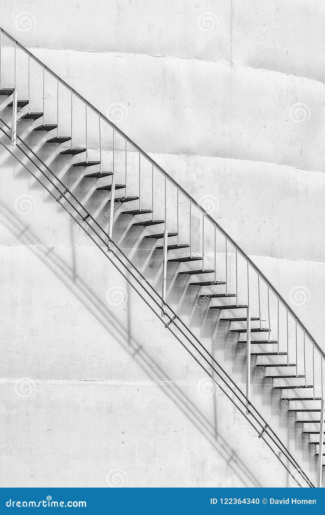 Fuel Tank and Stairs Vertical Stock Photo - Image of silhouette, nevada ...