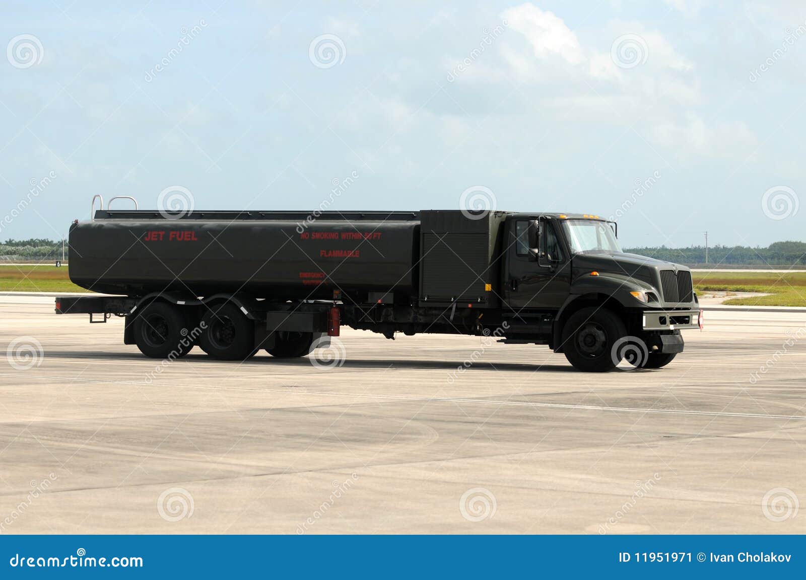 Fuel tanker stock image. Image of refueling, military - 11951971