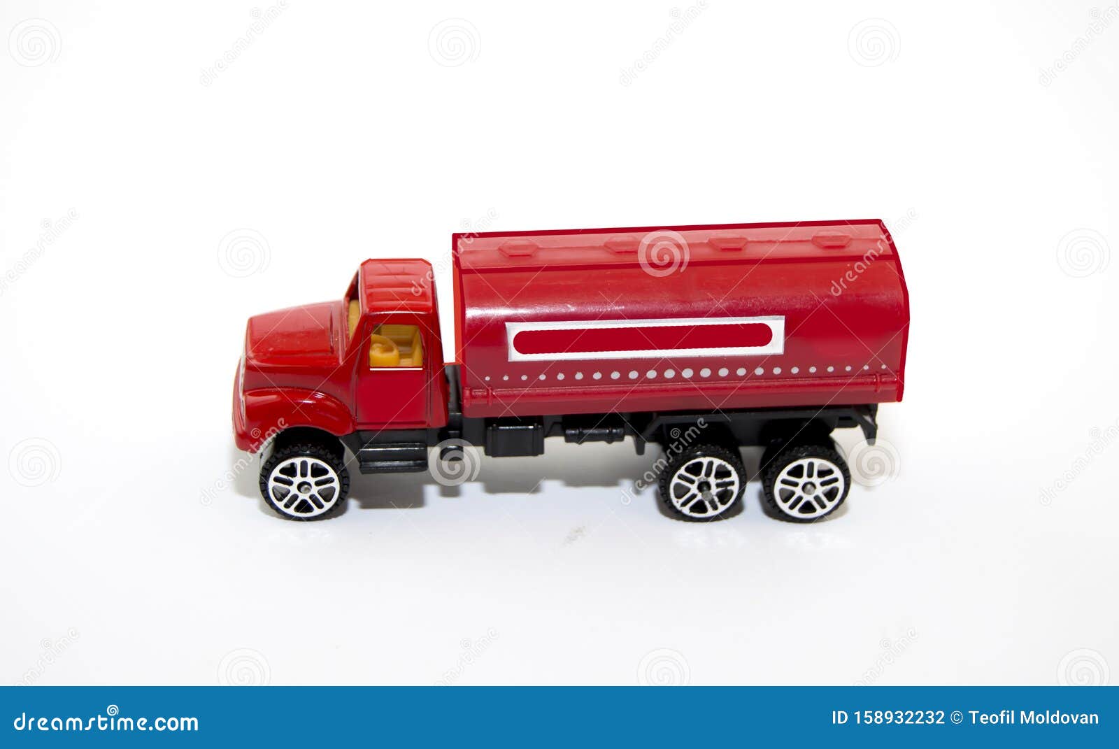 Fuel Tanker Truck on a White Background Stock Photo - Image of ...