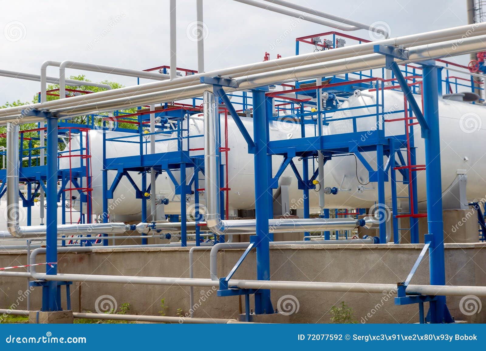 Fuel tanks stock photo. Image of manufacturing, tank - 72077592