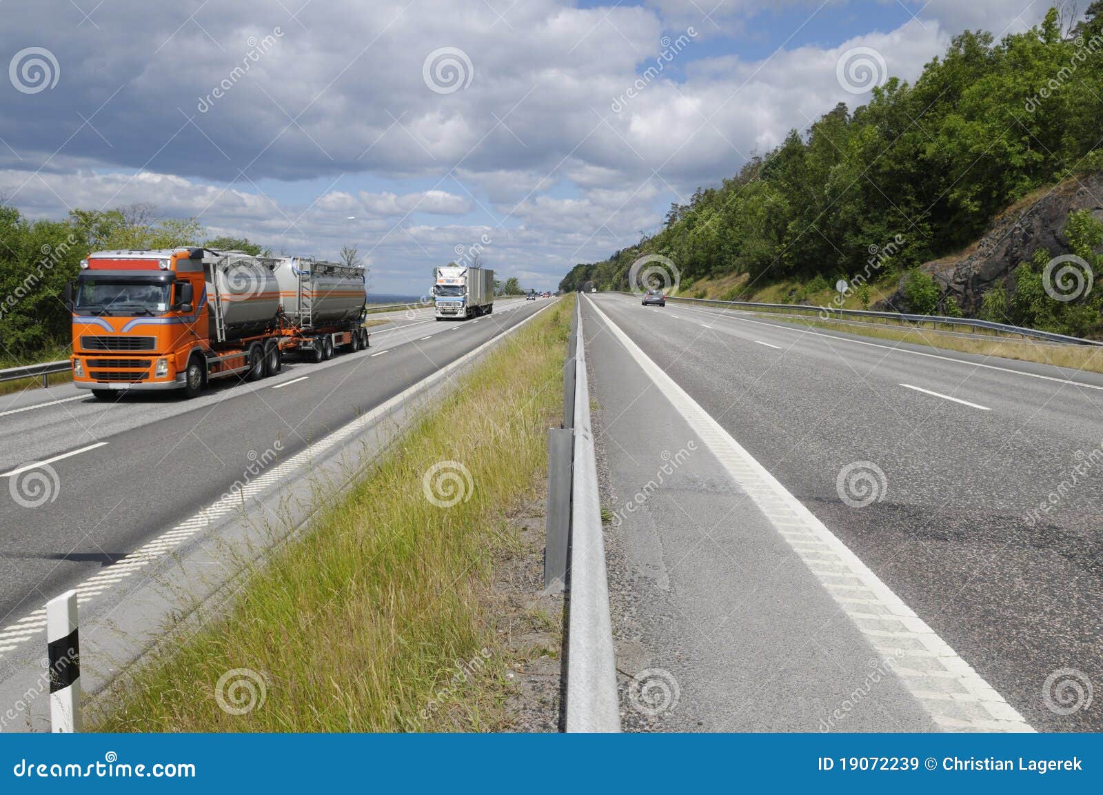 Fuel truck and traffic stock image. Image of transportation - 19072239