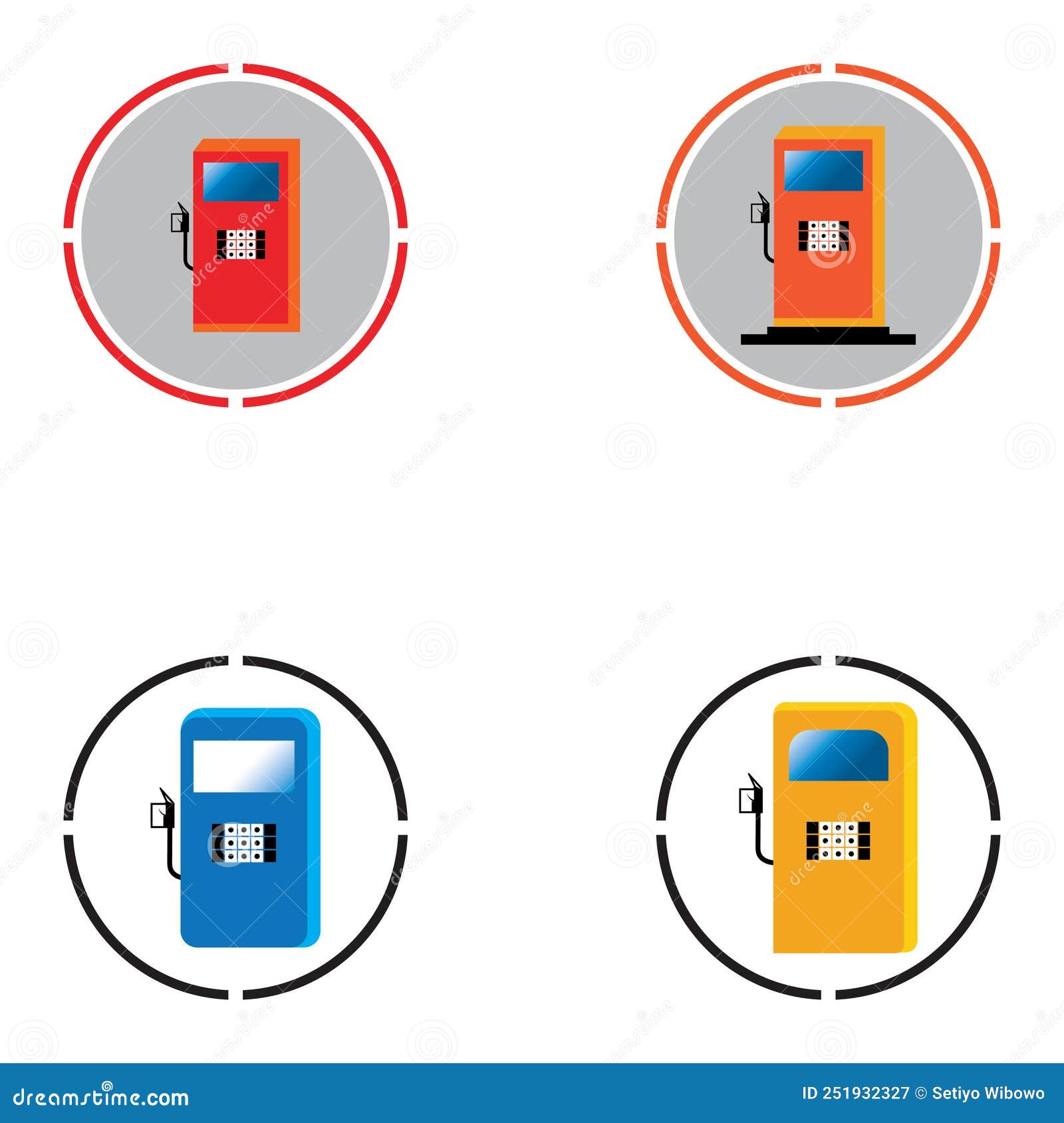 Fuel Vector Icon Template Background Stock Vector - Illustration of ...