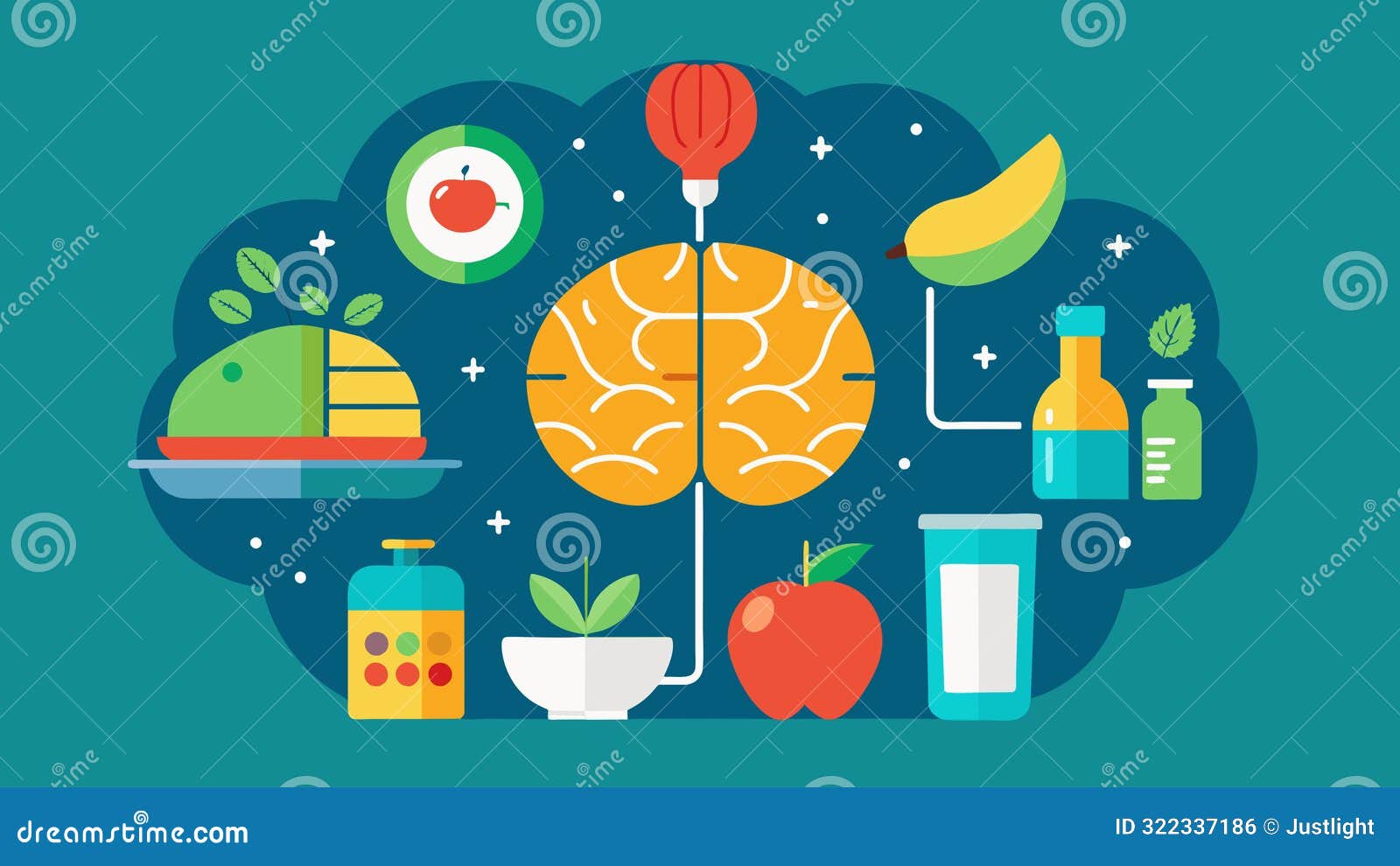 A Fuel Your Mind Display Highlighting Brainboosting Foods for Better ...