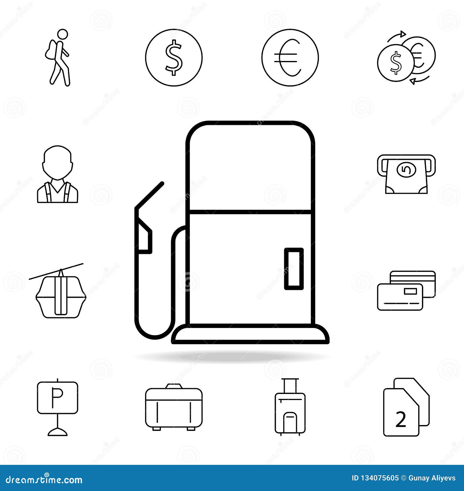 Fueling Apparatus Icon. Element of Simple Icon for Websites, Web Design ...