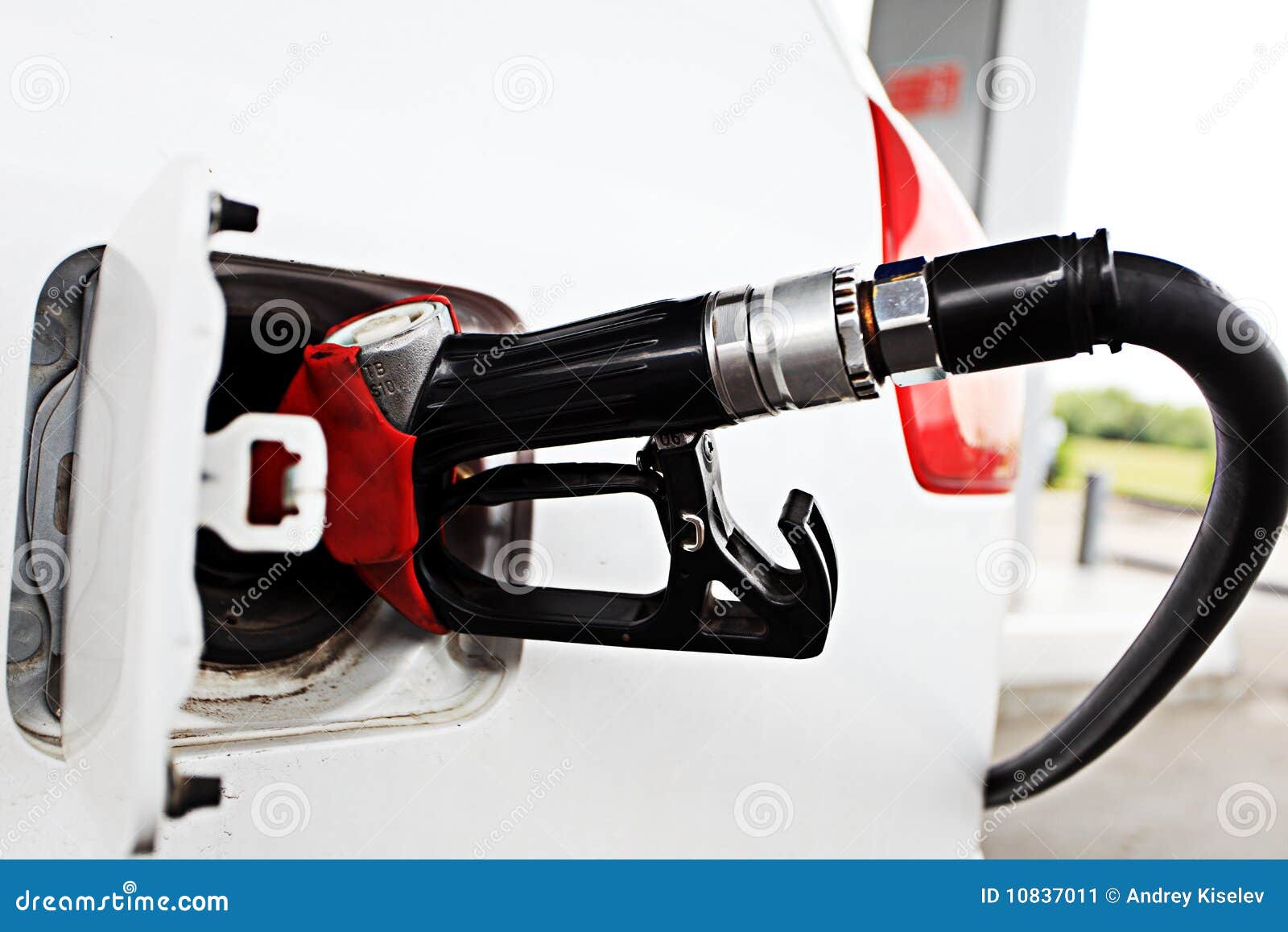 Fueling a car stock image. Image of automobile, refuel - 10837011