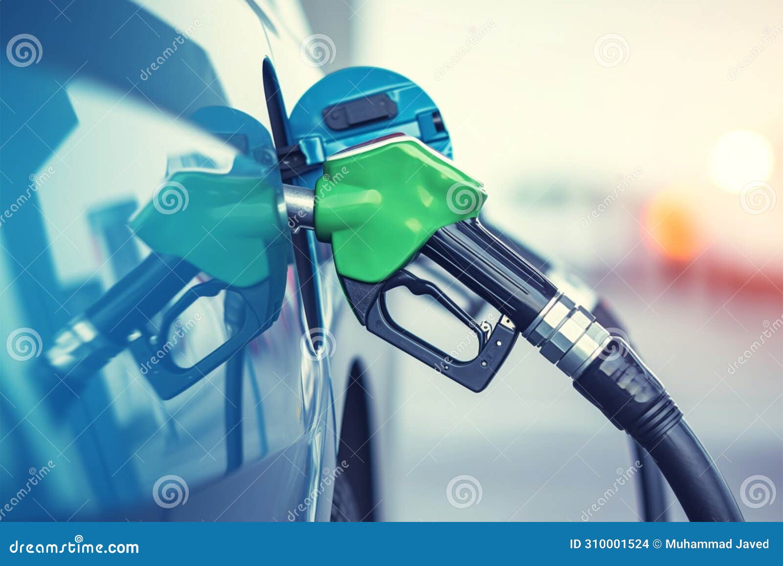 Fueling Up Close Up of Petrol and Diesel Nozzles in Action Stock ... Fueling Up Close Up of Petrol and Diesel Nozzles in Action Stock ...