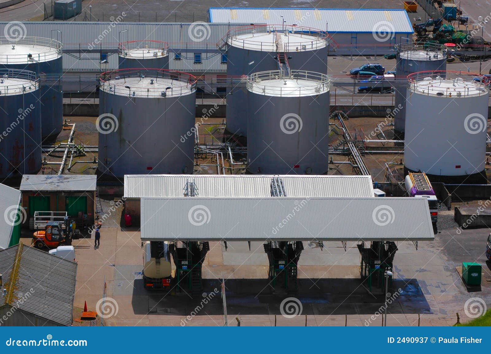Fuelling Depot stock image. Image of economic, facility - 2490937