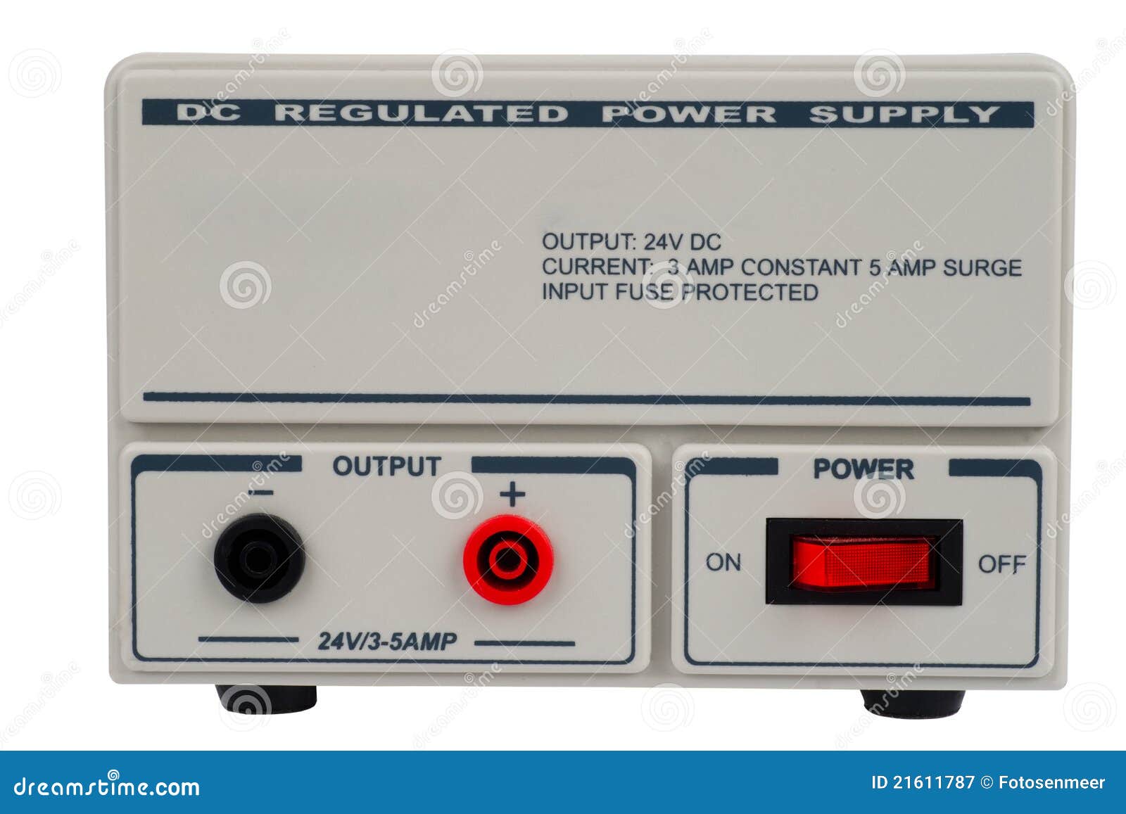 Fuente De Corriente Continua Regulada Imagen de archivo - Imagen de ...