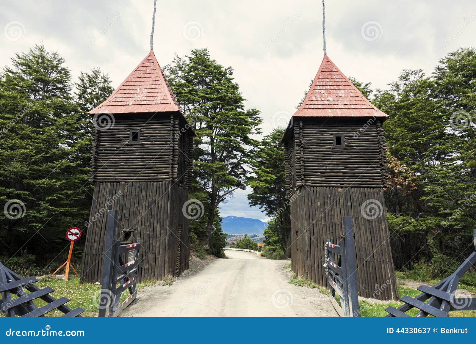 Fuerte Bulnes in Chile stock image. Image of travel, fort - 44330637