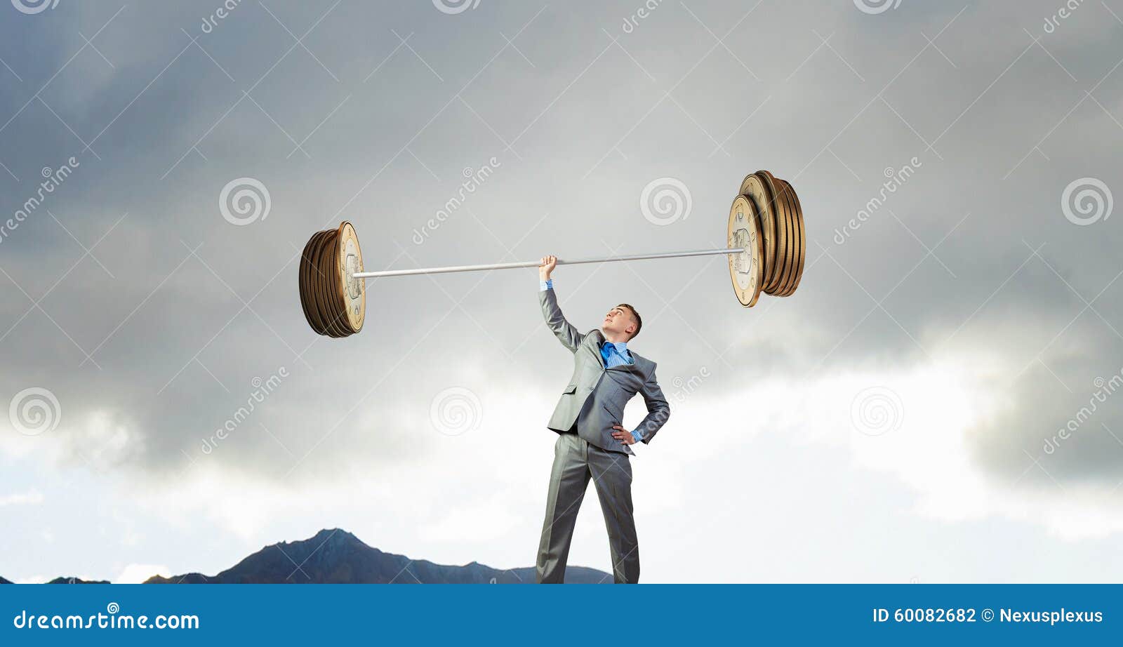 Fuerte y potente foto de archivo. Imagen de potencia - 60082682