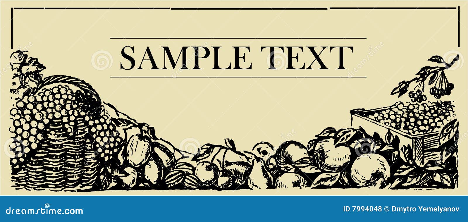 Fresh Fuits Logo Design Organic Vector Illustration | CartoonDealer.com ...