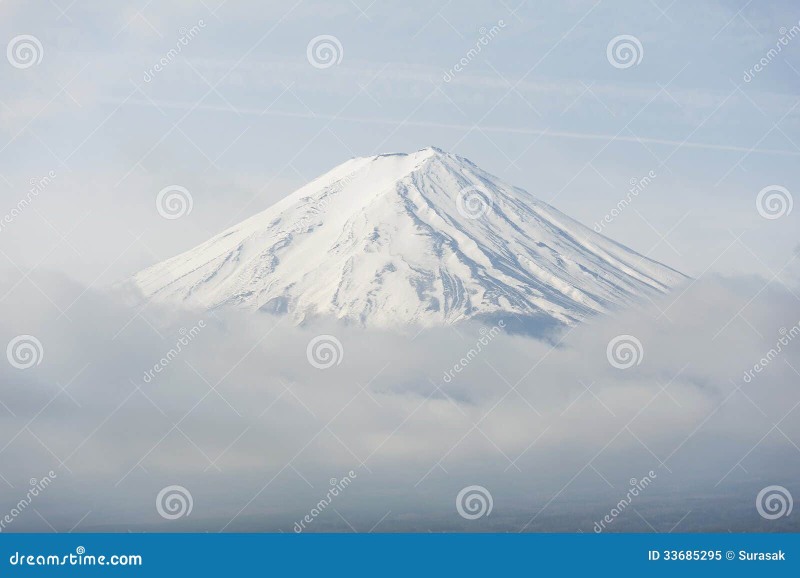 Fuji in japan stock image. Image of nature, morning, reflex - 33685295