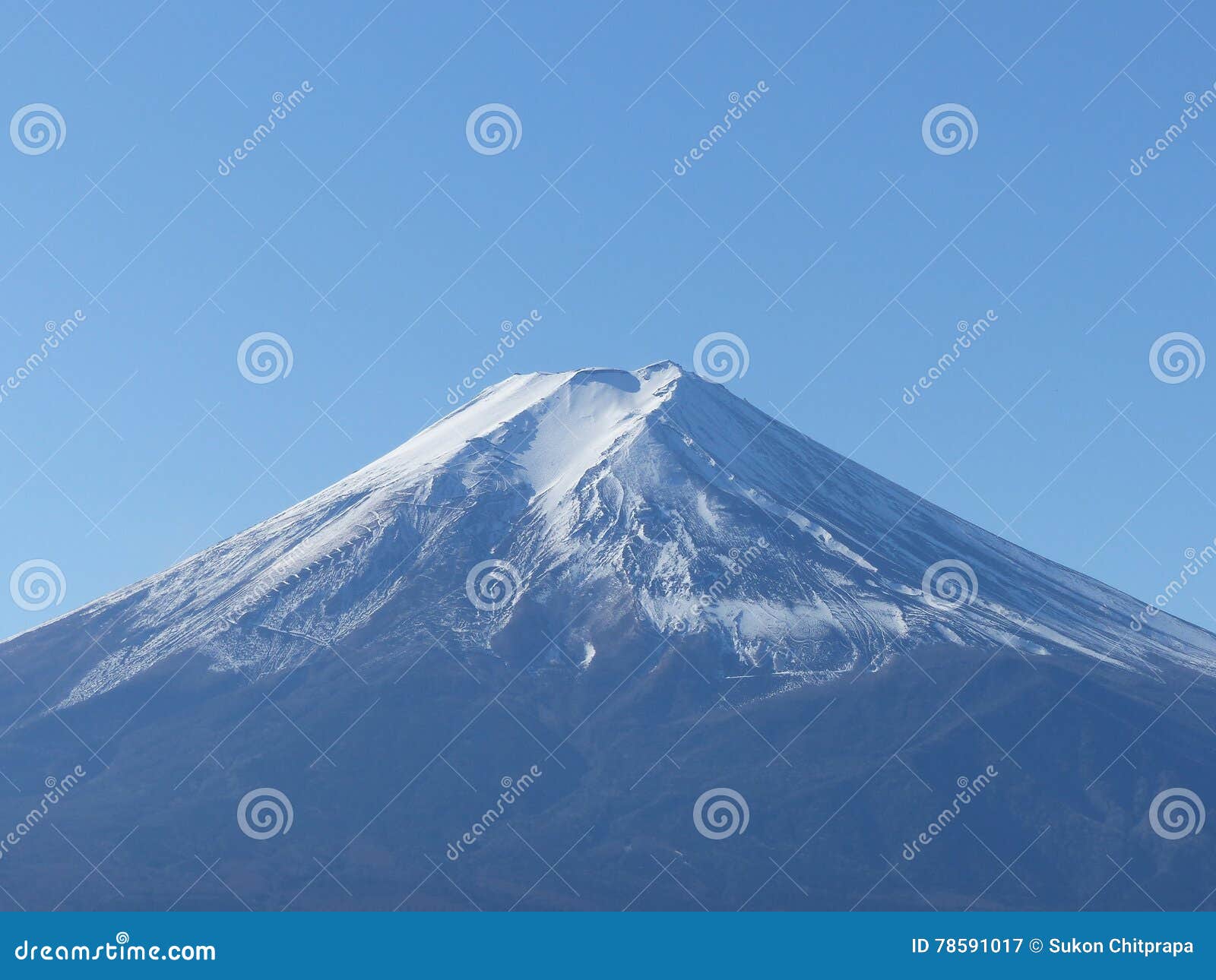 Fuji mountain stock image. Image of mount, december, clear - 78591017