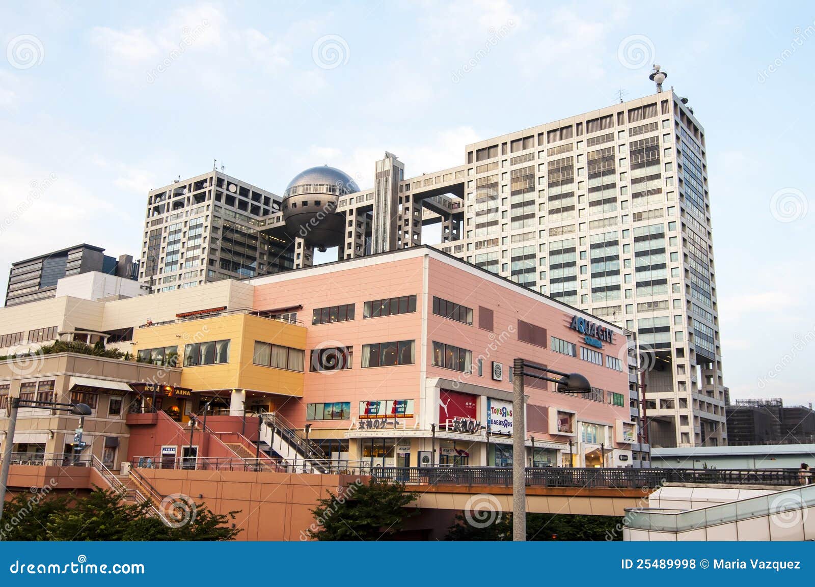 Fuji TV Building in Tokyo editorial stock photo. Image of downtown ...