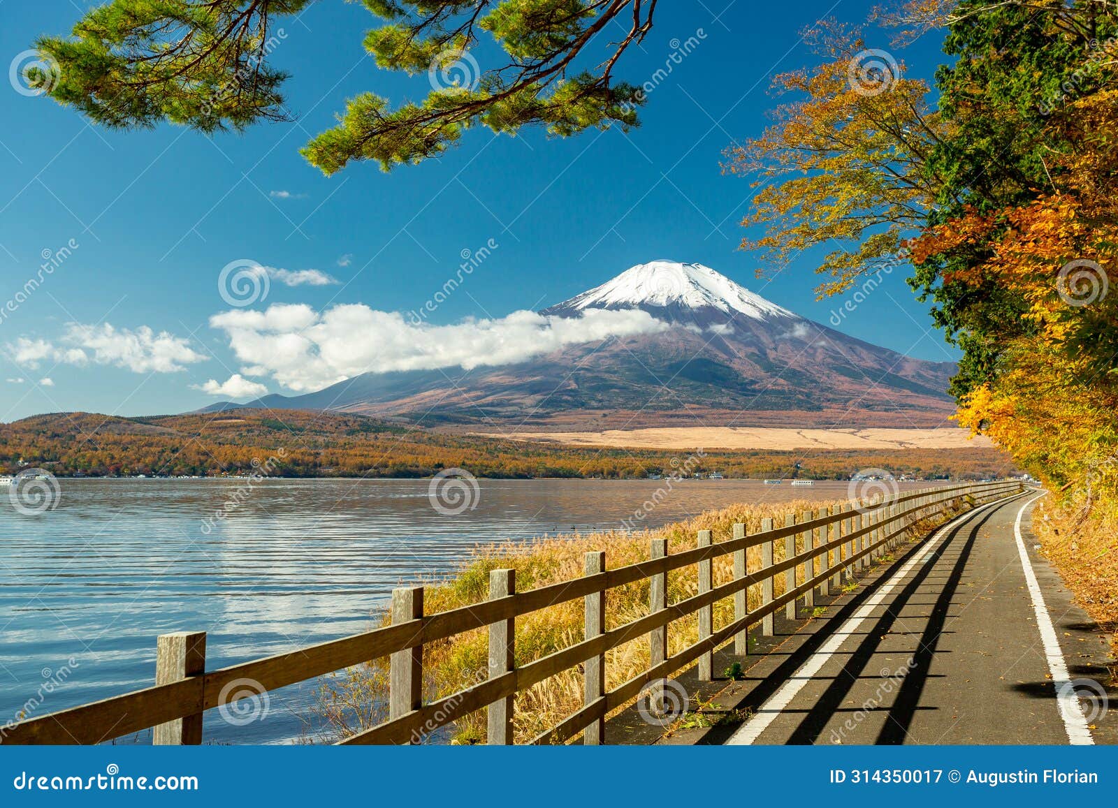 Fuji And Yamanaka Lake, Japan Royalty-Free Stock Photo | CartoonDealer ...