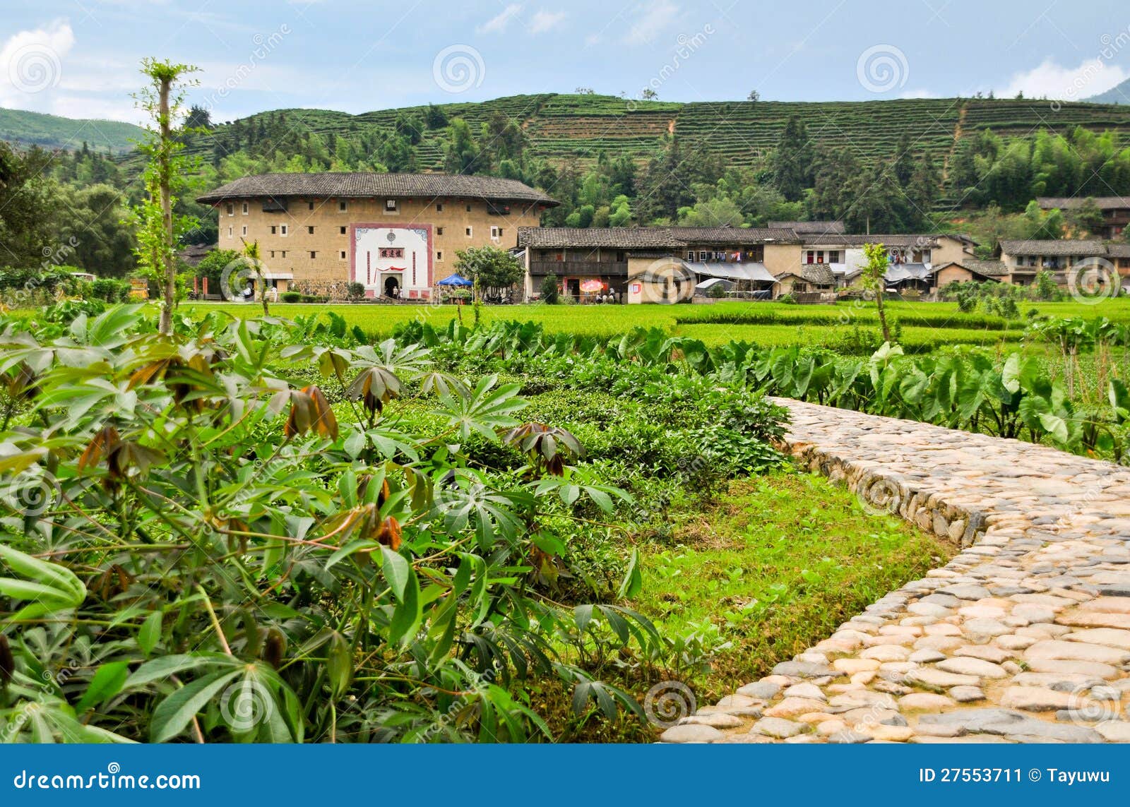 Fujian Tulou stock image. Image of china, landscapes - 27553711