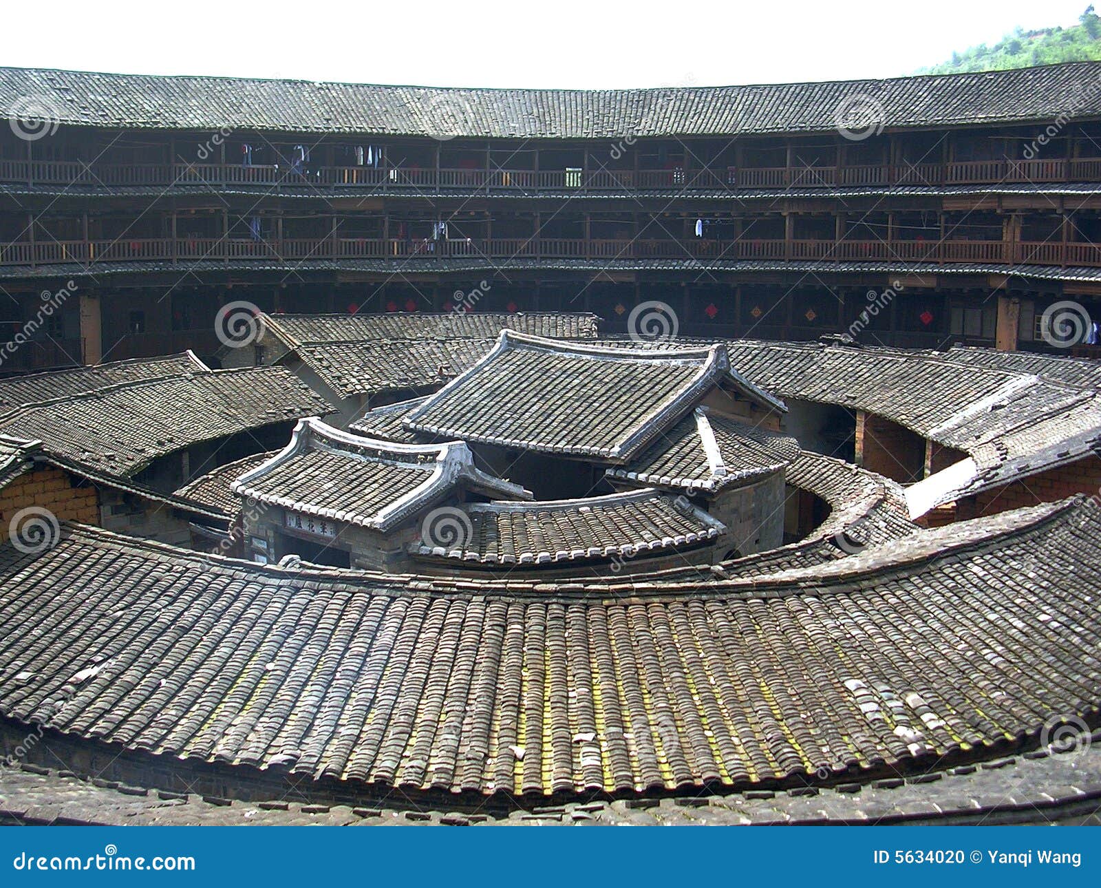 Fujian Tulou stock photo. Image of earth, fujian, wood - 5634020