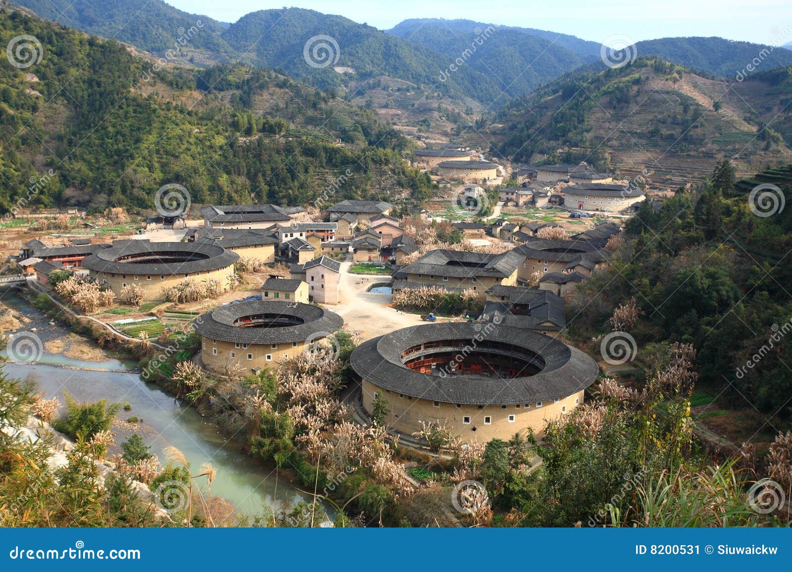 Fujian tulou stock image. Image of tulou, world, yongding - 8200531